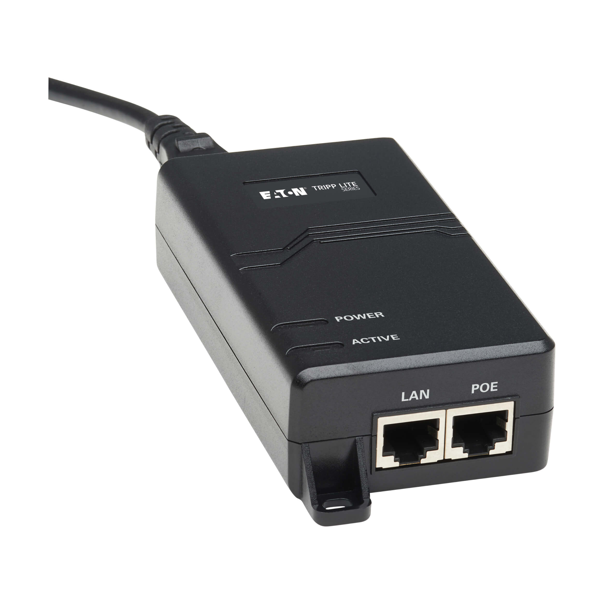 Gigabit PoE+ Midspan Active Injector, 30W, 1 Port, UK/Shuko Power Cords ...