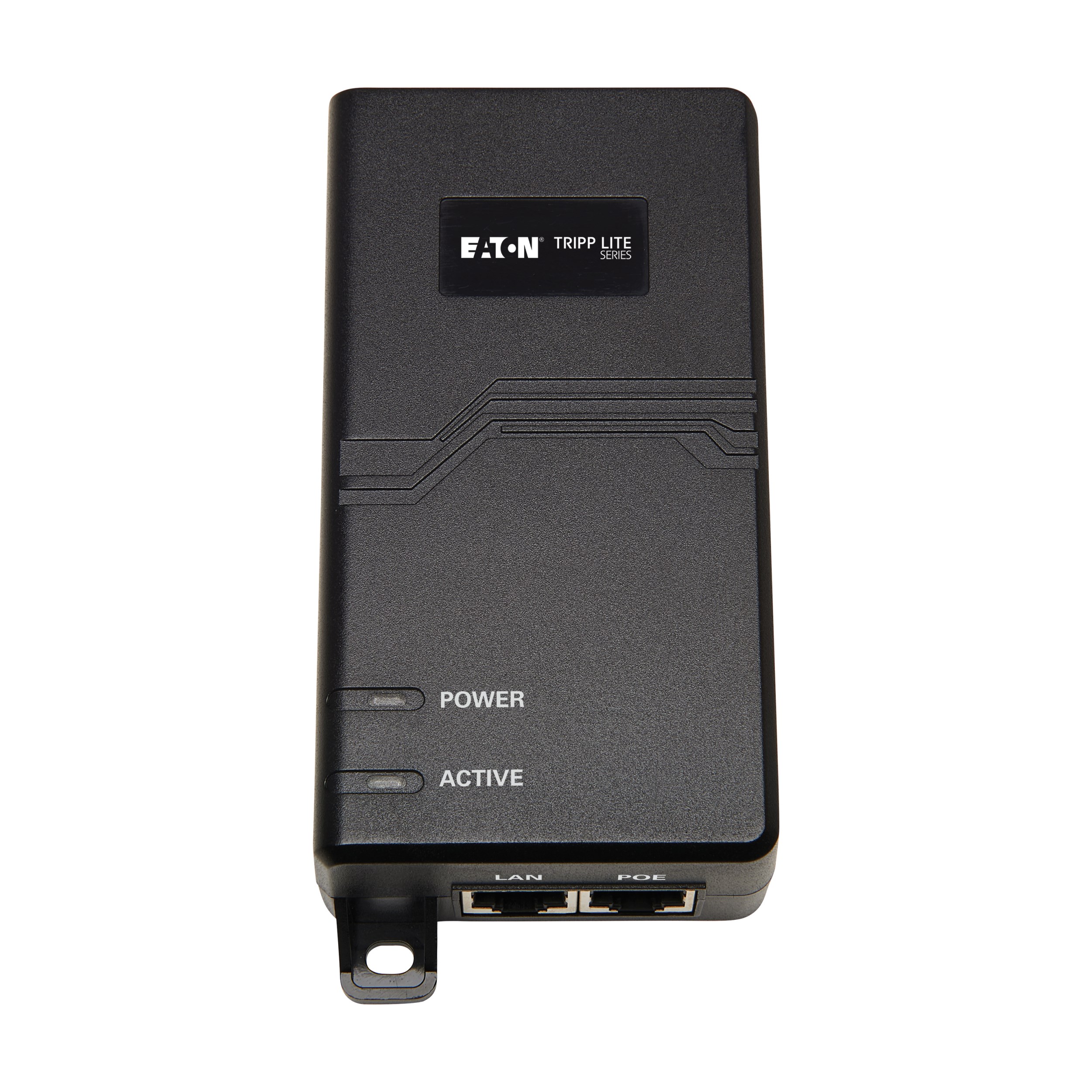 Gigabit PoE+ Midspan Active Injector, 30W, 1 Port, UK/Shuko Power Cords ...