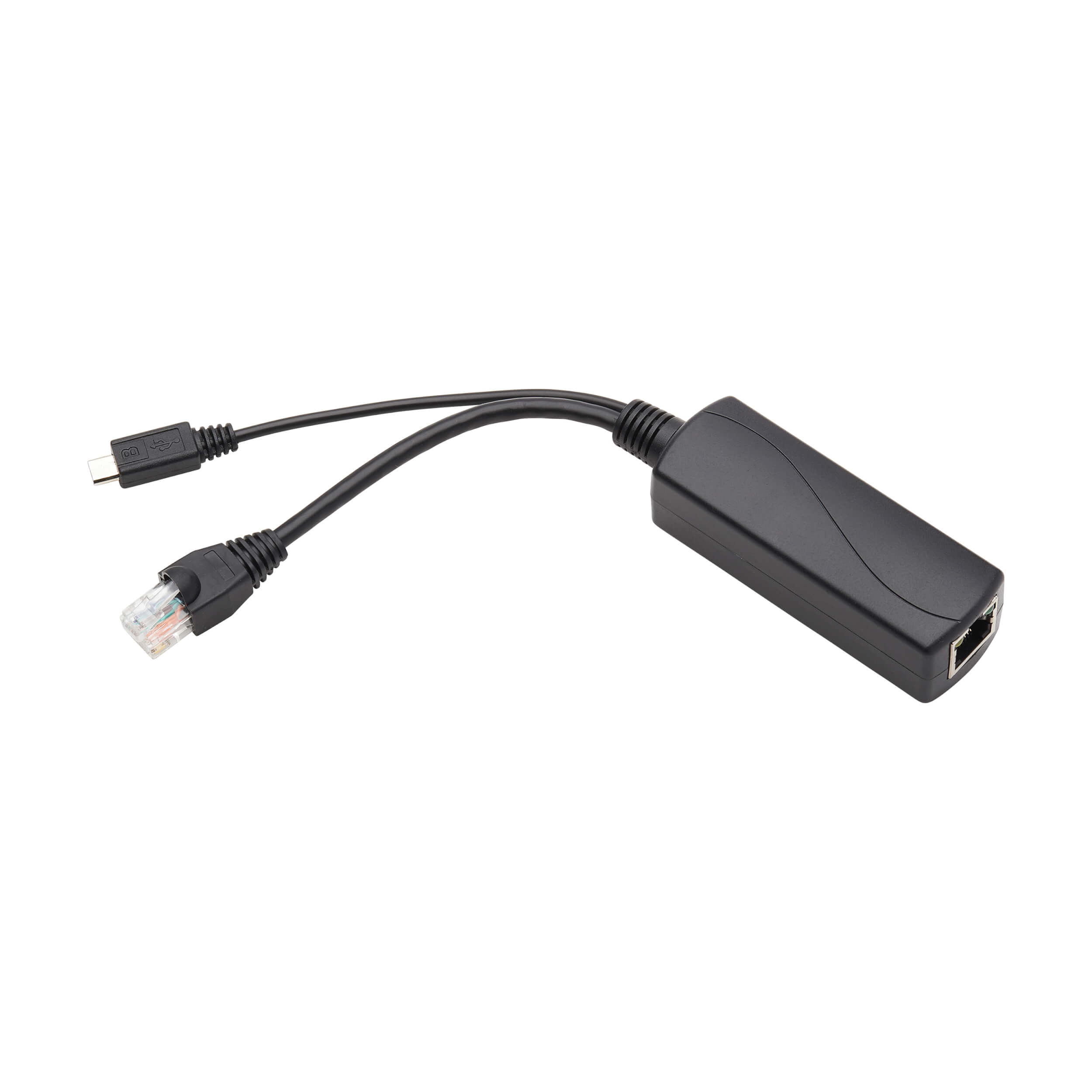 PoE to USB Micro B, RJ45, Active Splitter, 48V to 5V, 1A | Eaton