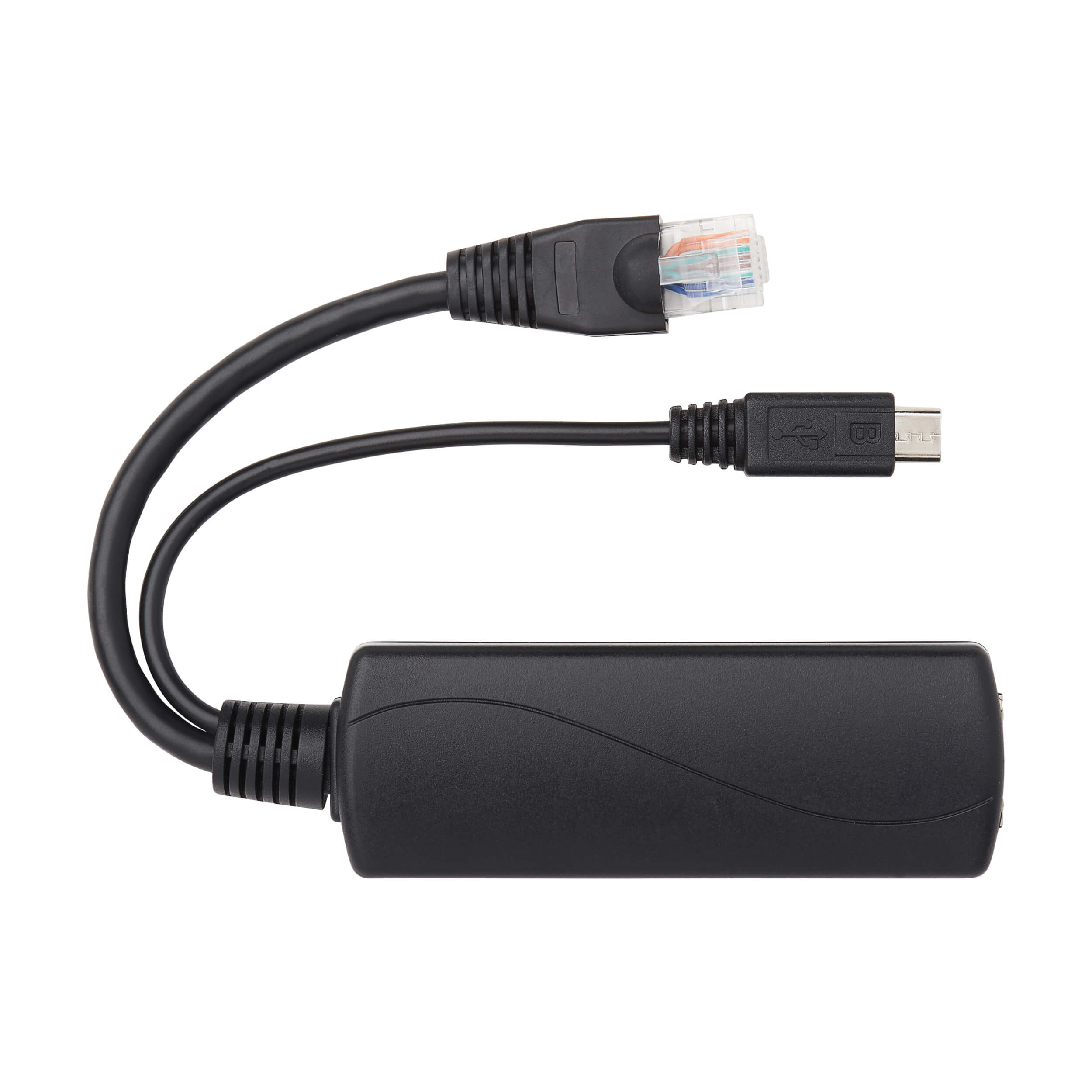 PoE to USB Micro B, RJ45, Active Splitter, 48V to 5V, 1A | Eaton