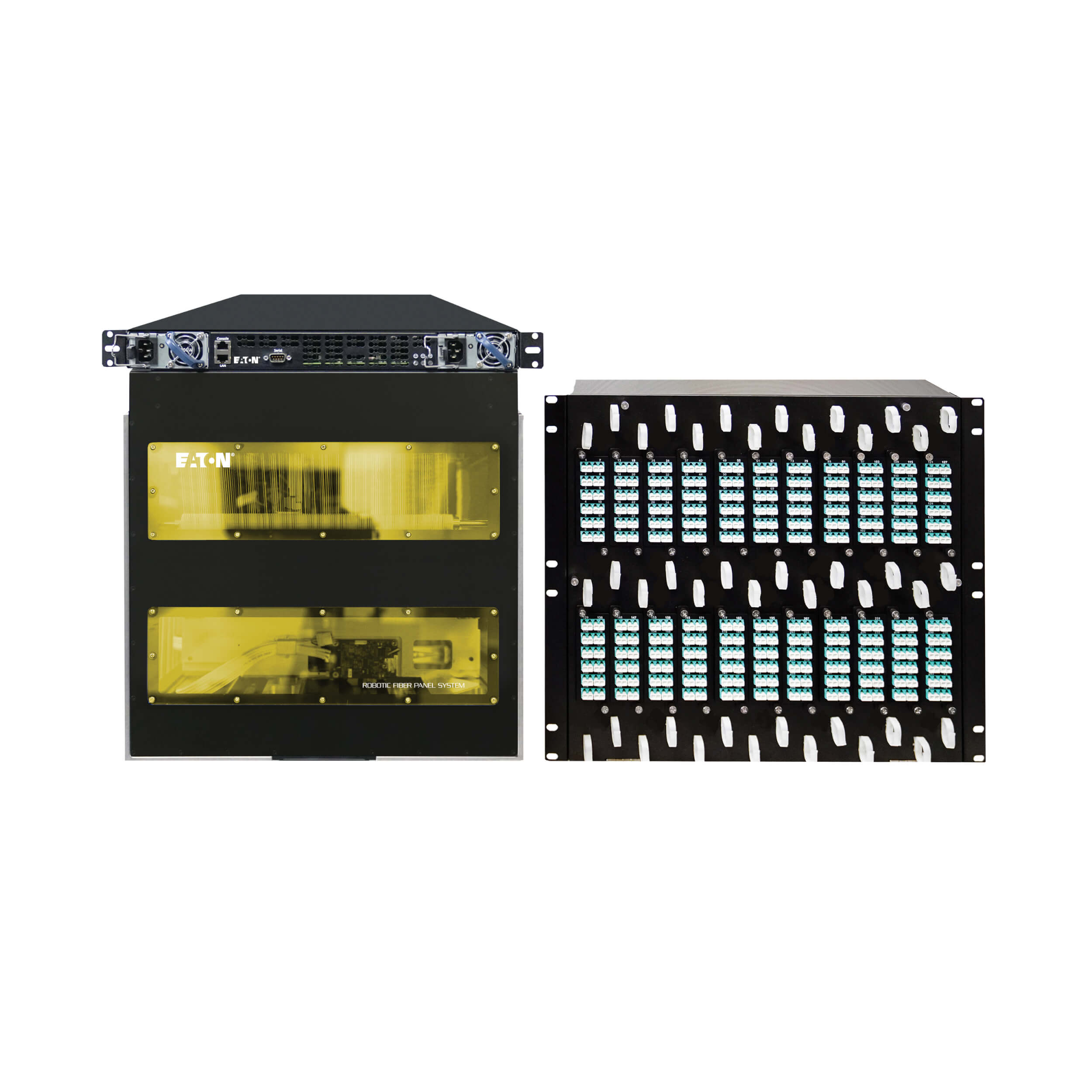 Eaton Robotic Fiber Patch Panel System, LC Duplex, Singlemode | Eaton