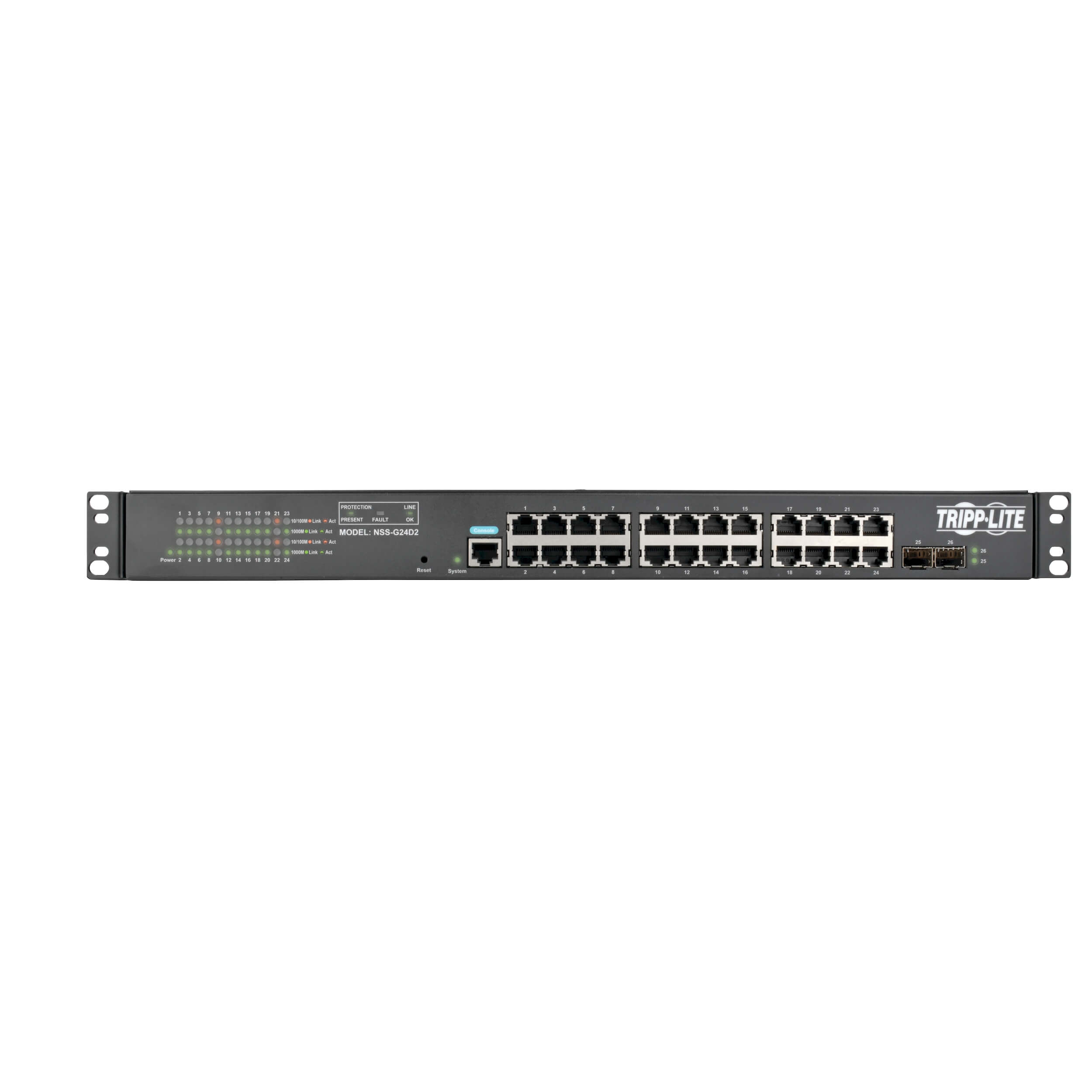 24-Port Gigabit L2 Managed Switch, 2 Dedicated Gigabit SFP Slots, 52 ...