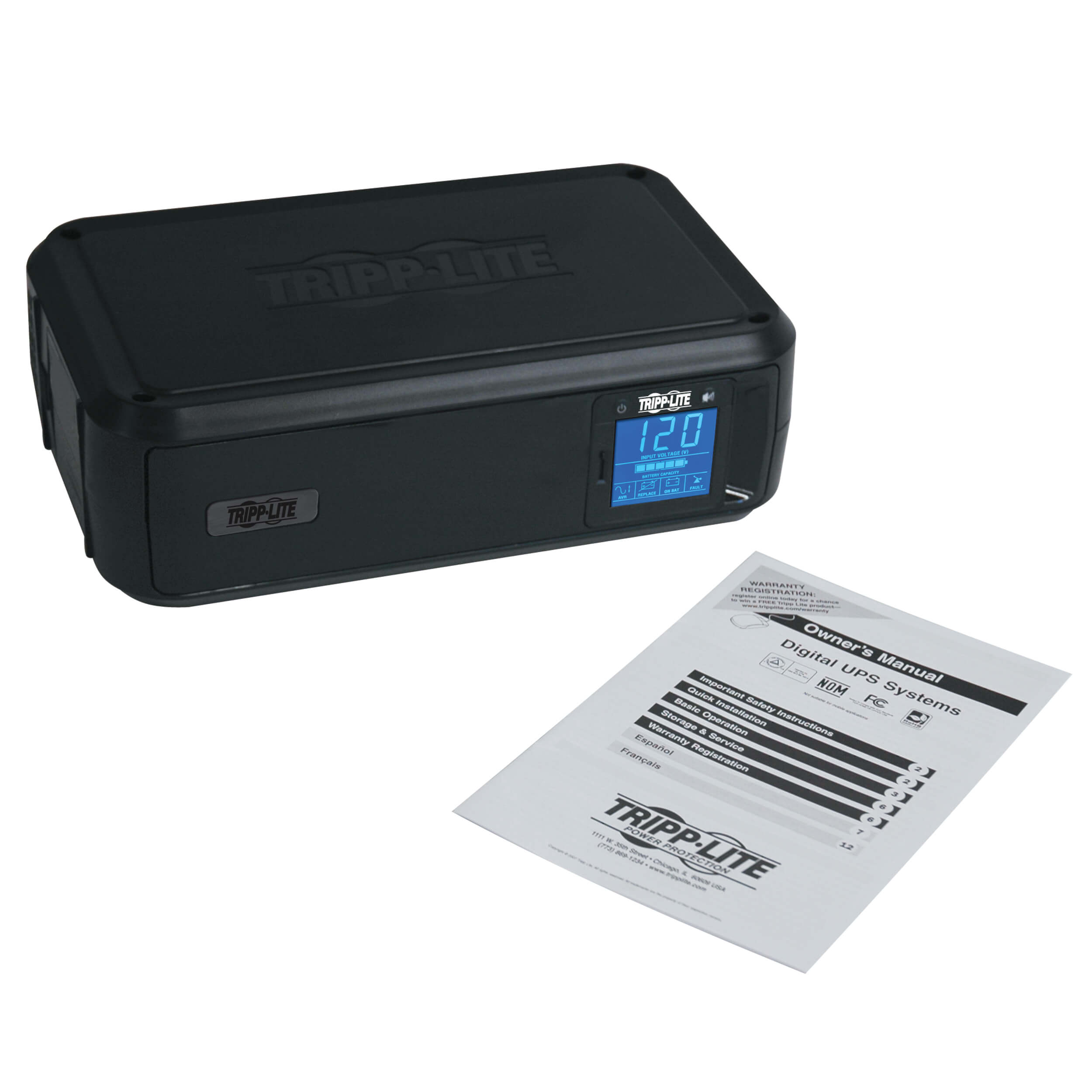 Line Interactive UPS System, 900VA, LCD display, USB port | Eaton