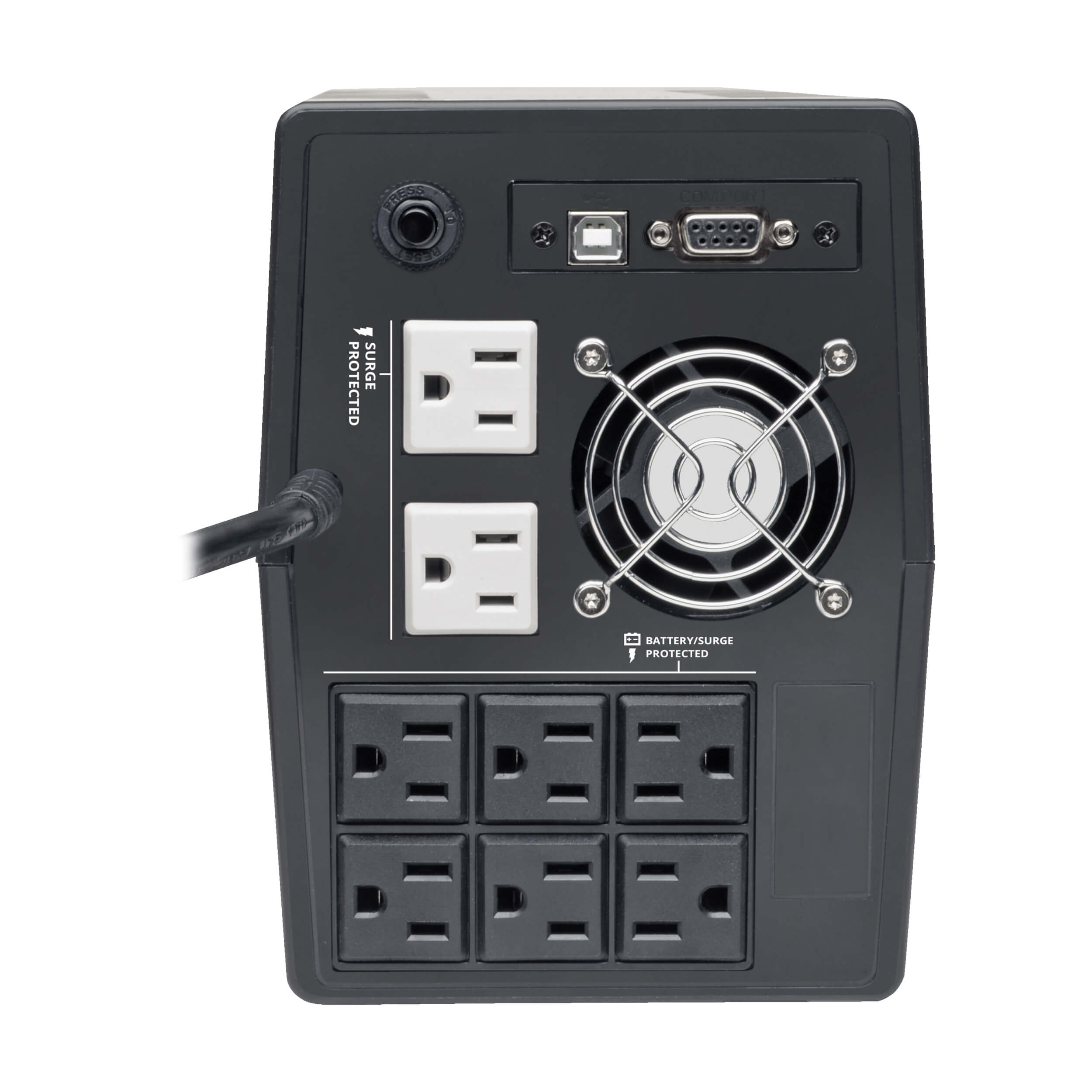 Line-Interactive UPS, 900W, 8 NEMA 5-15R Outlets, AVR, 120V, Tower | Eaton