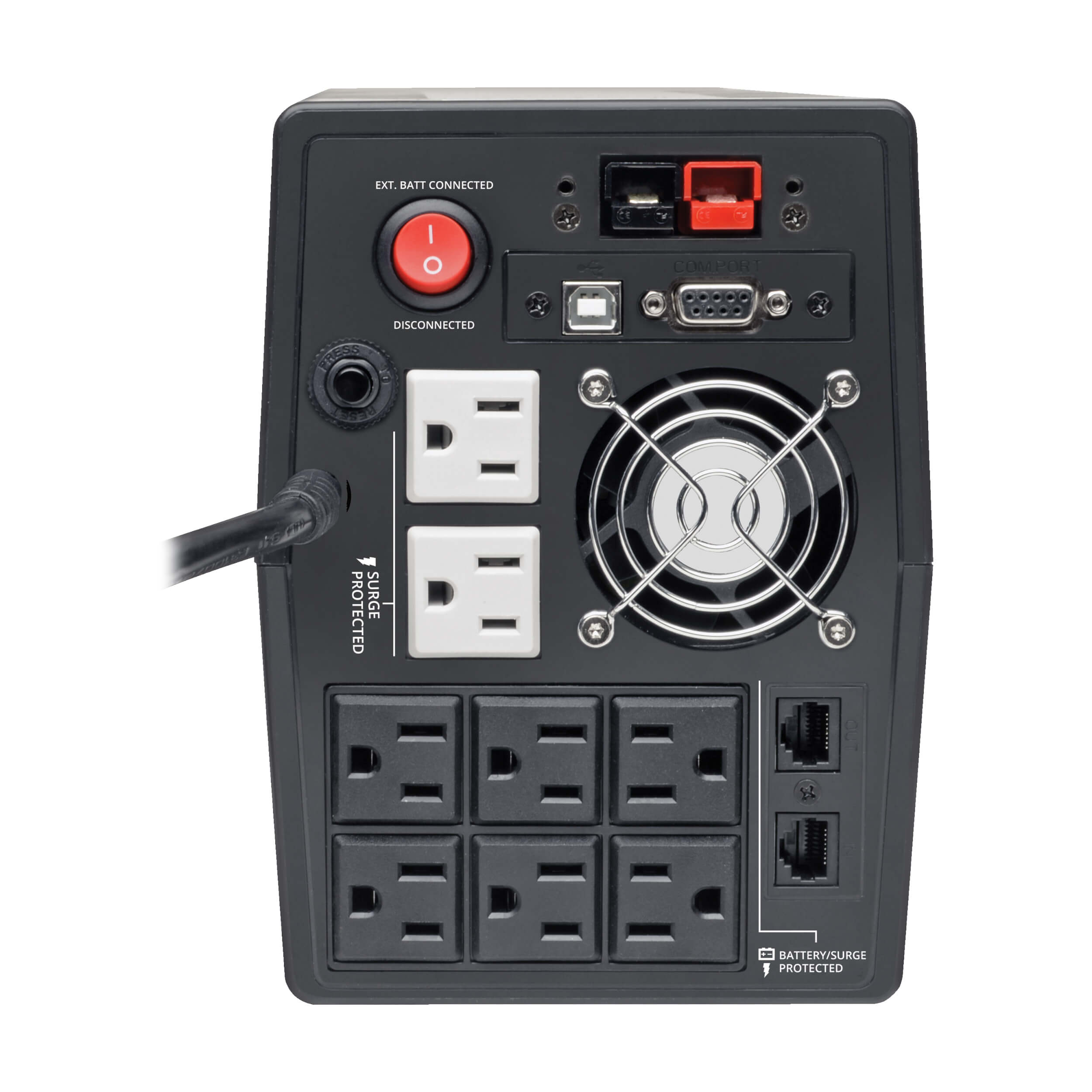 Line-Interactive UPS System, 1440VA 940W, AVR, LCD, Extended Run | Eaton