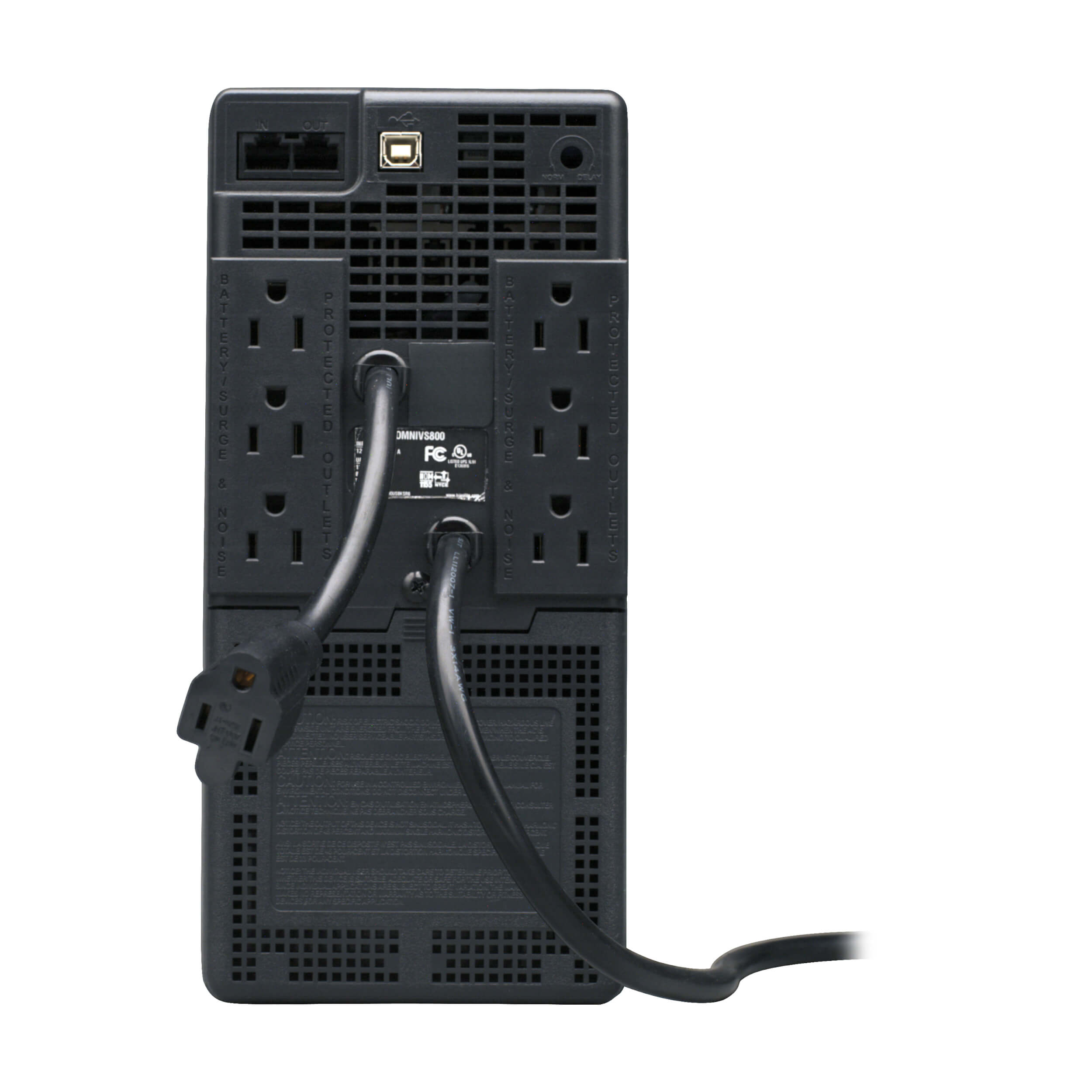 OmniVS 120V 800VA 475W Line-Interactive UPS System, Tower, USB port | Eaton