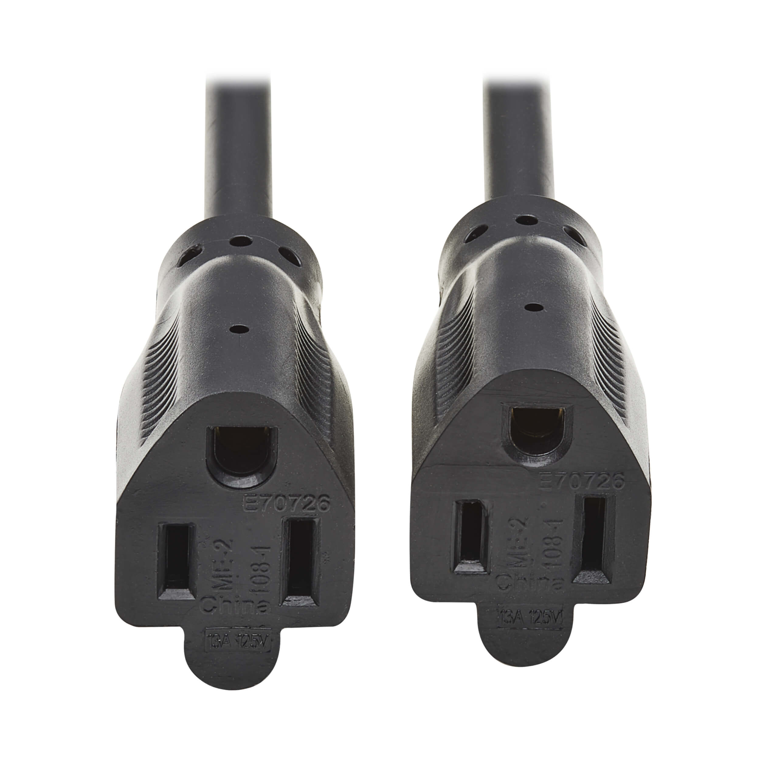 C14 to 2x 5-15R Computer AC Power Cord Splitter, 18-in. 16 AWG | Eaton