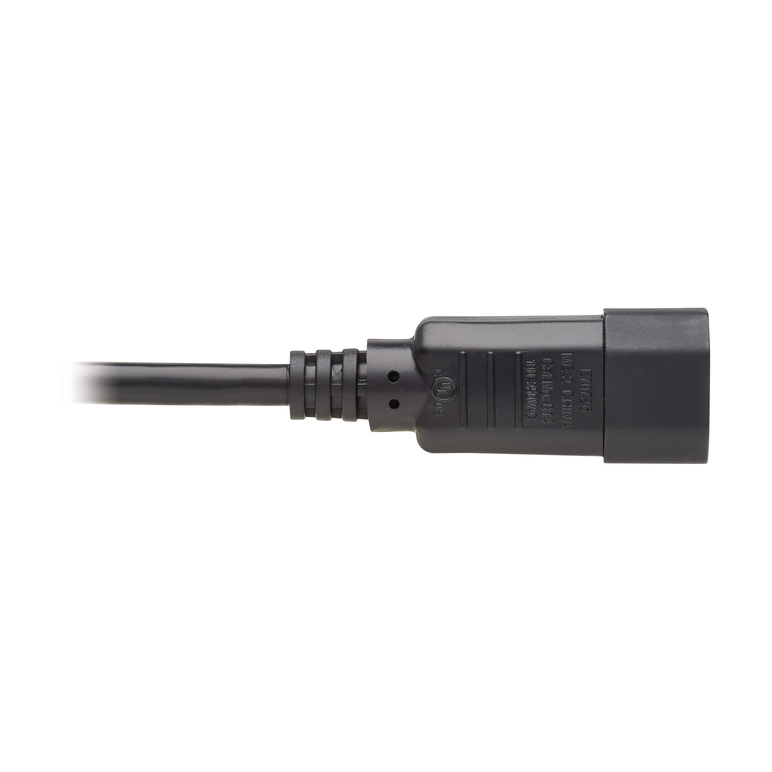 C14 to C13 Computer Power Cord, 3 ft, 16 AWG | Eaton