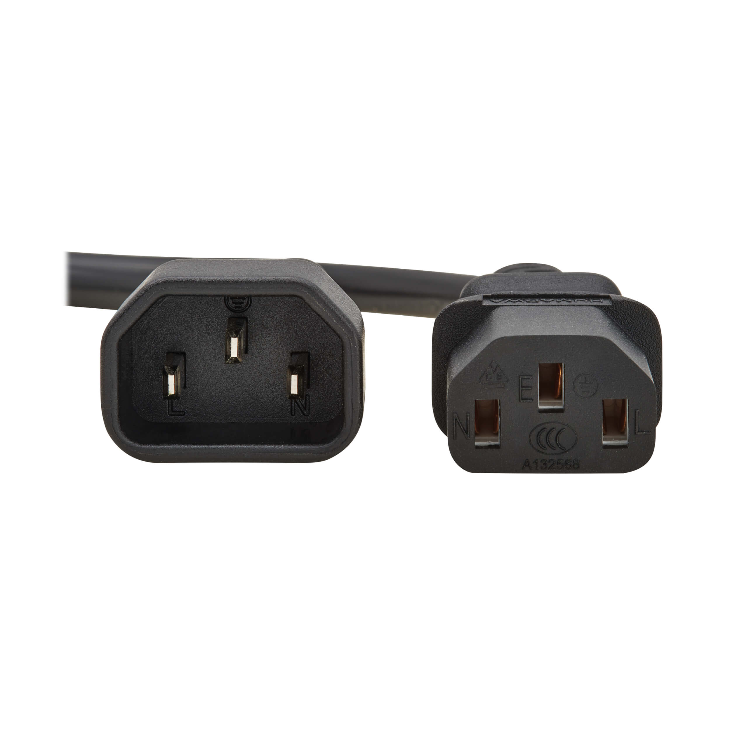 C13 to C14 PDU Power Cord, 10A, 250V, H05VV-F, 1M | Eaton