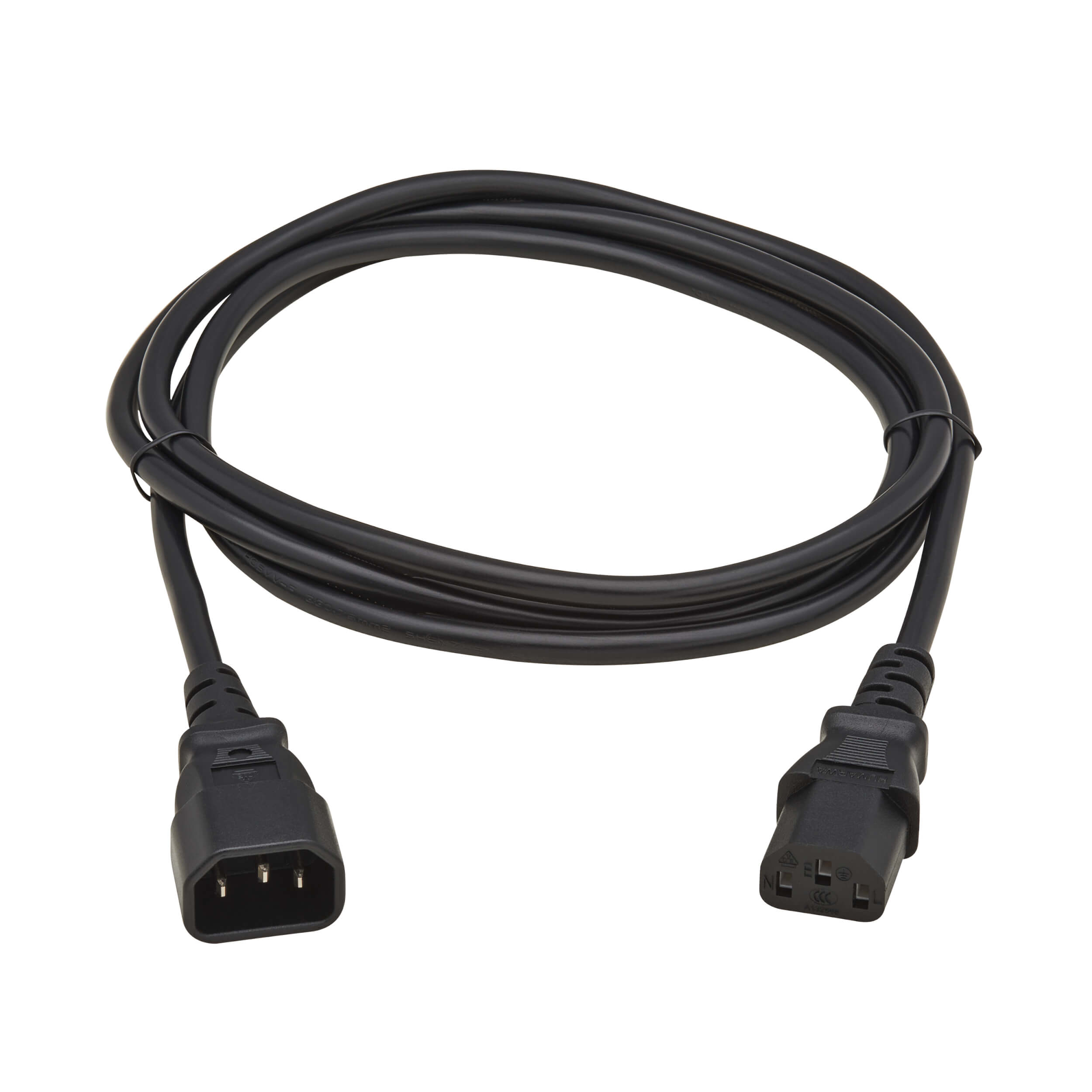 C13 to C14 PDU Power Cord, 10A, 250V, H05VV-F, 2M | Eaton