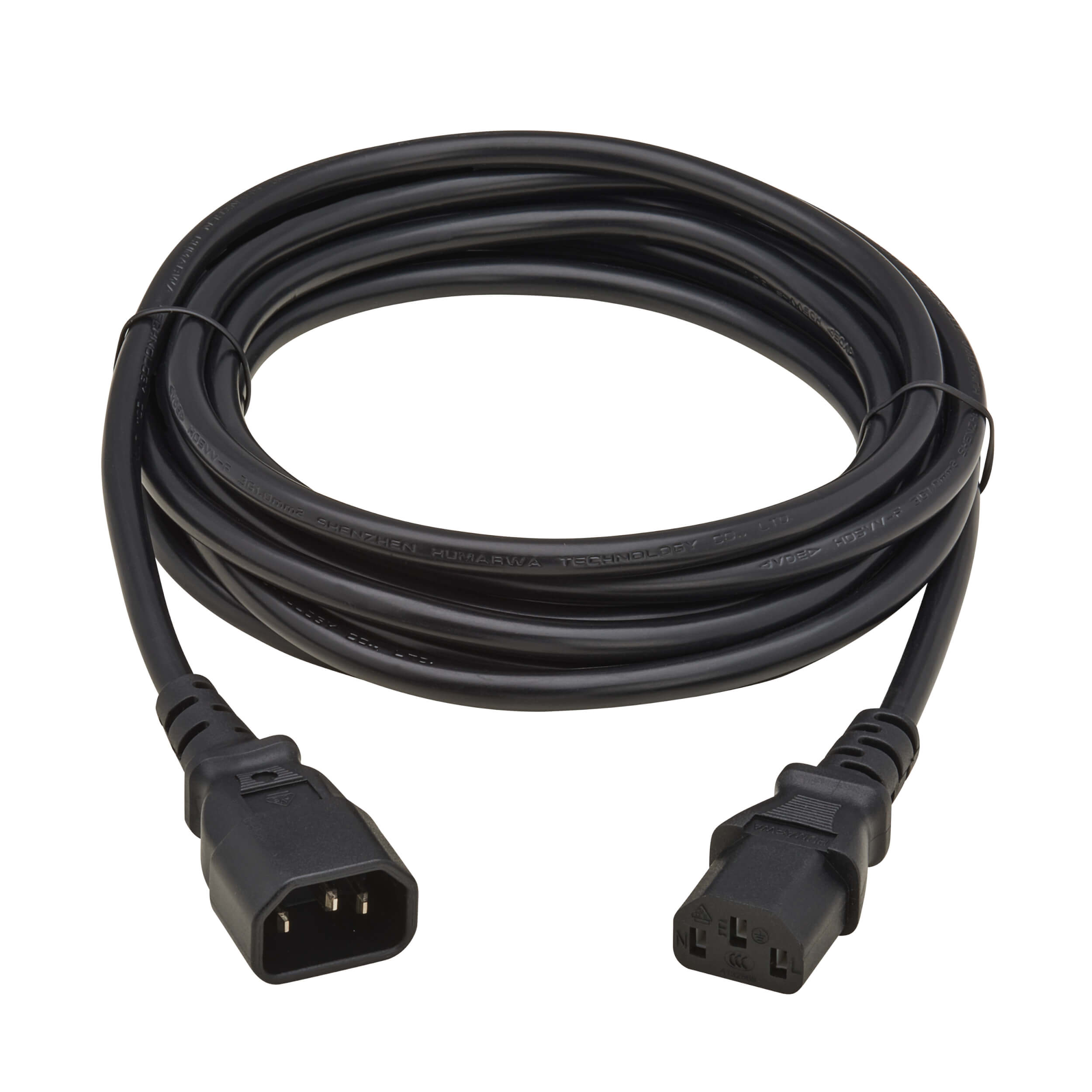 C13 to C14 PDU Power Cord, 10A, 250V, H05VV-F, 4M | Eaton