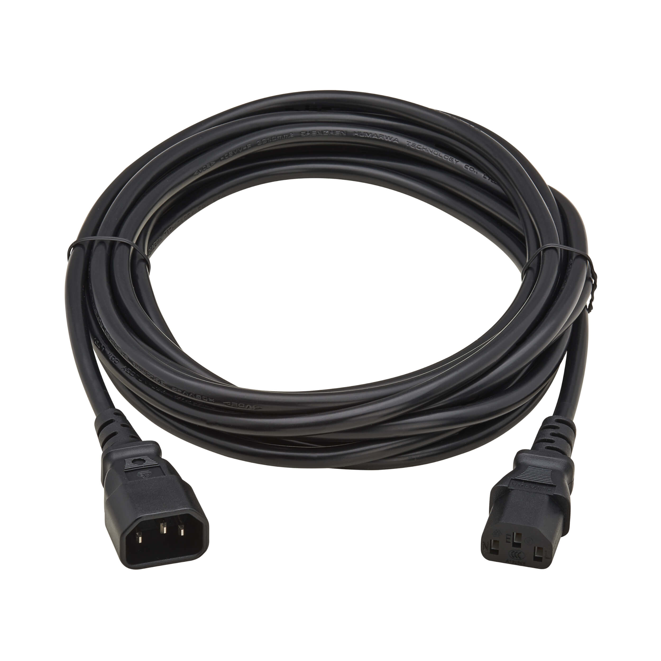C13 to C14 PDU Power Cord, 10A, 250V, H05VV-F, 5M | Eaton