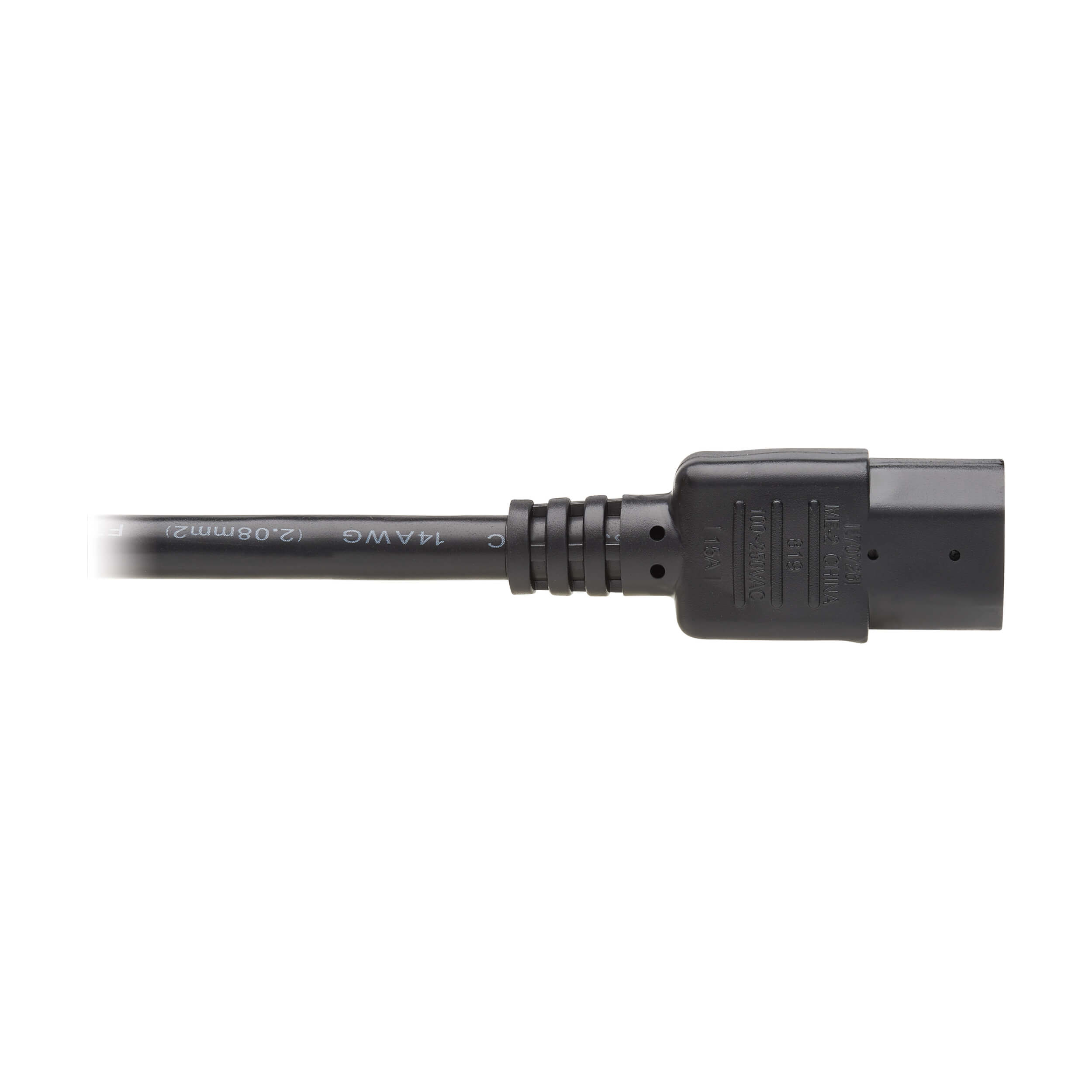 C13 To C14 Right Angle Computer Power Cord, 6-ft | Eaton