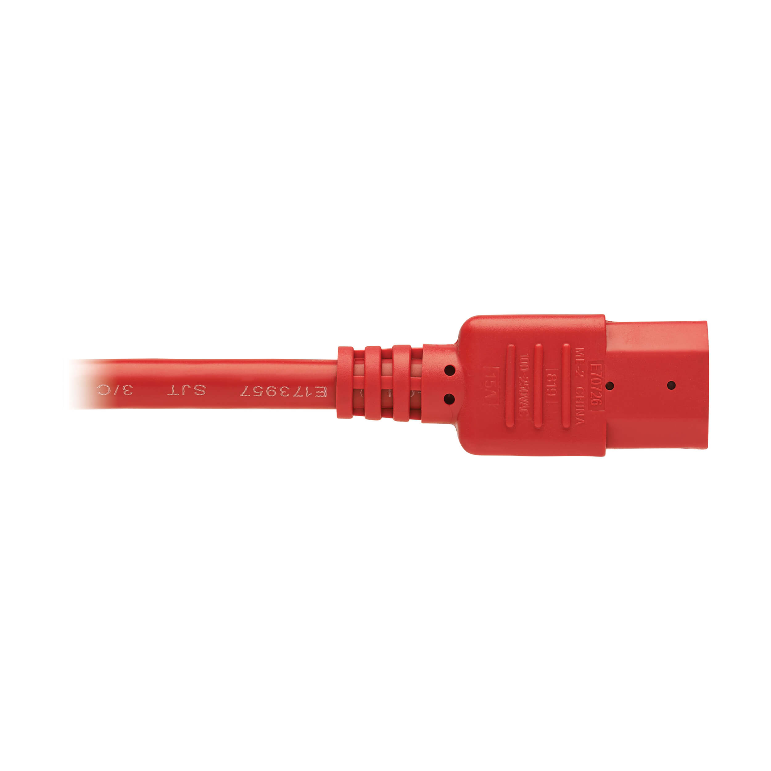 Heavy Duty C14 to C13 Computer Power Cord, 6 ft, Red | Eaton