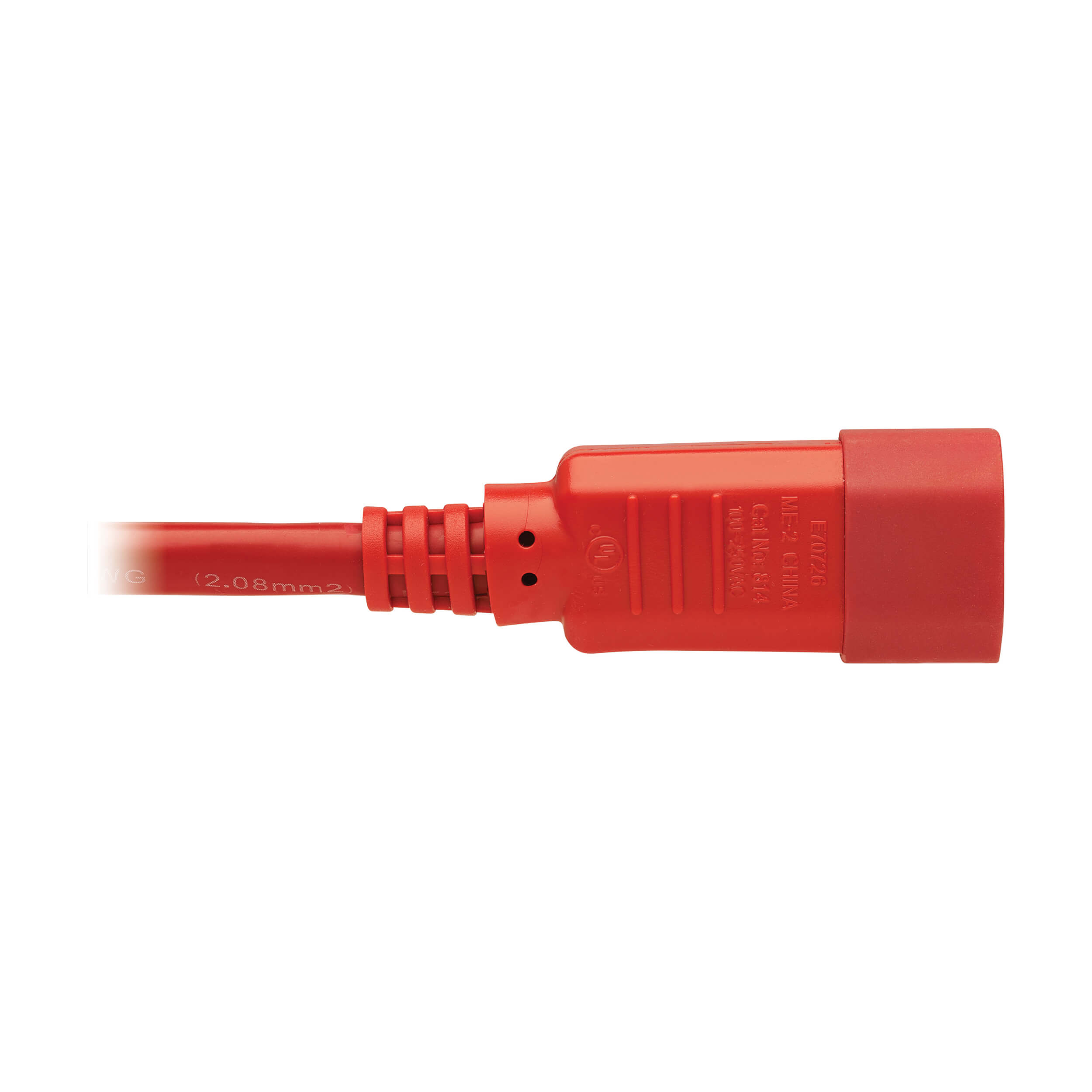 Heavy Duty C14 to C13 Computer Power Cord, 6 ft, Red | Eaton
