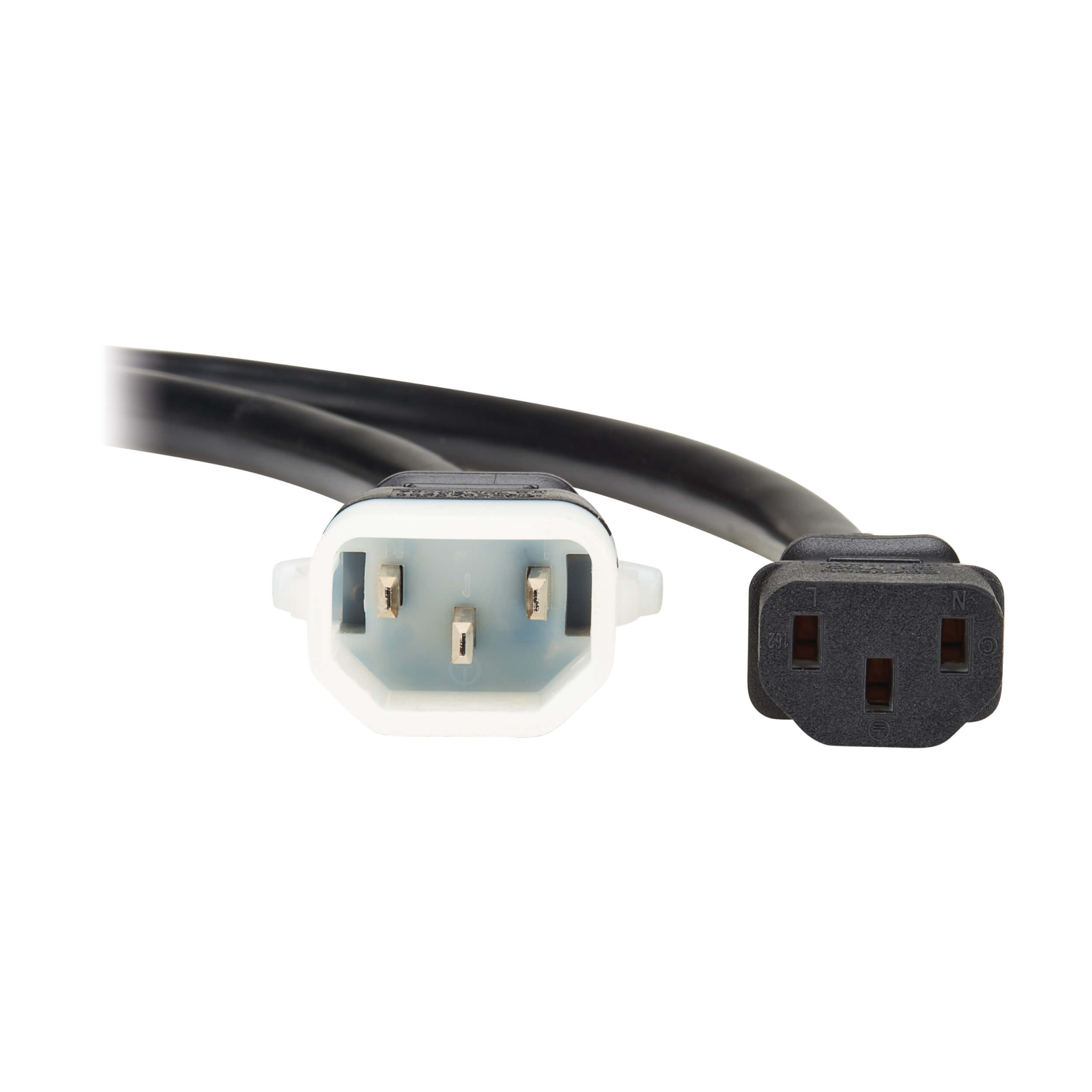 P-Lock C14 to C13 Heavy-Duty PDU Power Cord, 14 AWG, 2 ft, Black | Eaton