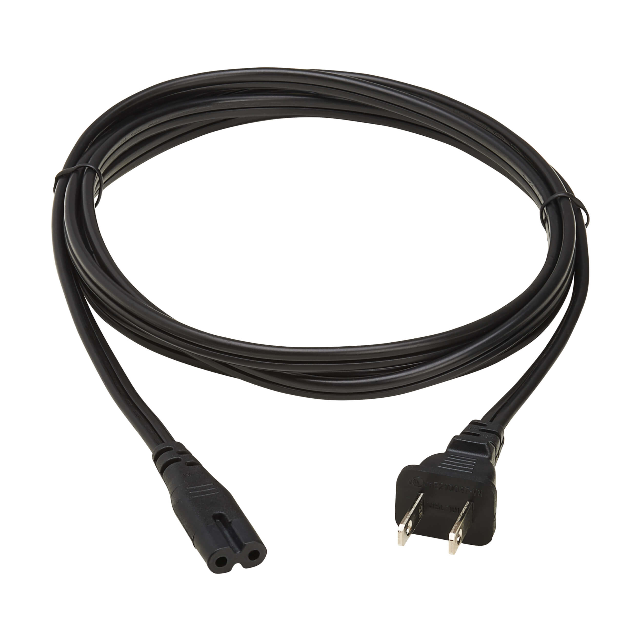 Laptop 2 Slot Power Cord, 1 15P to C7, 6 ft, Black | Eaton