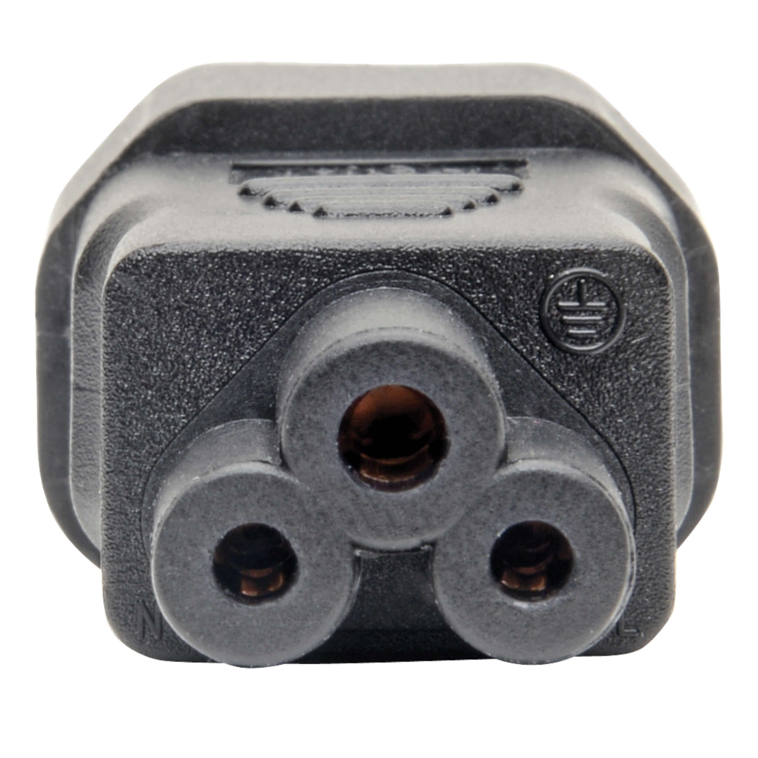 C14 to C5 Adapter, 7A, 125V, Black | Eaton