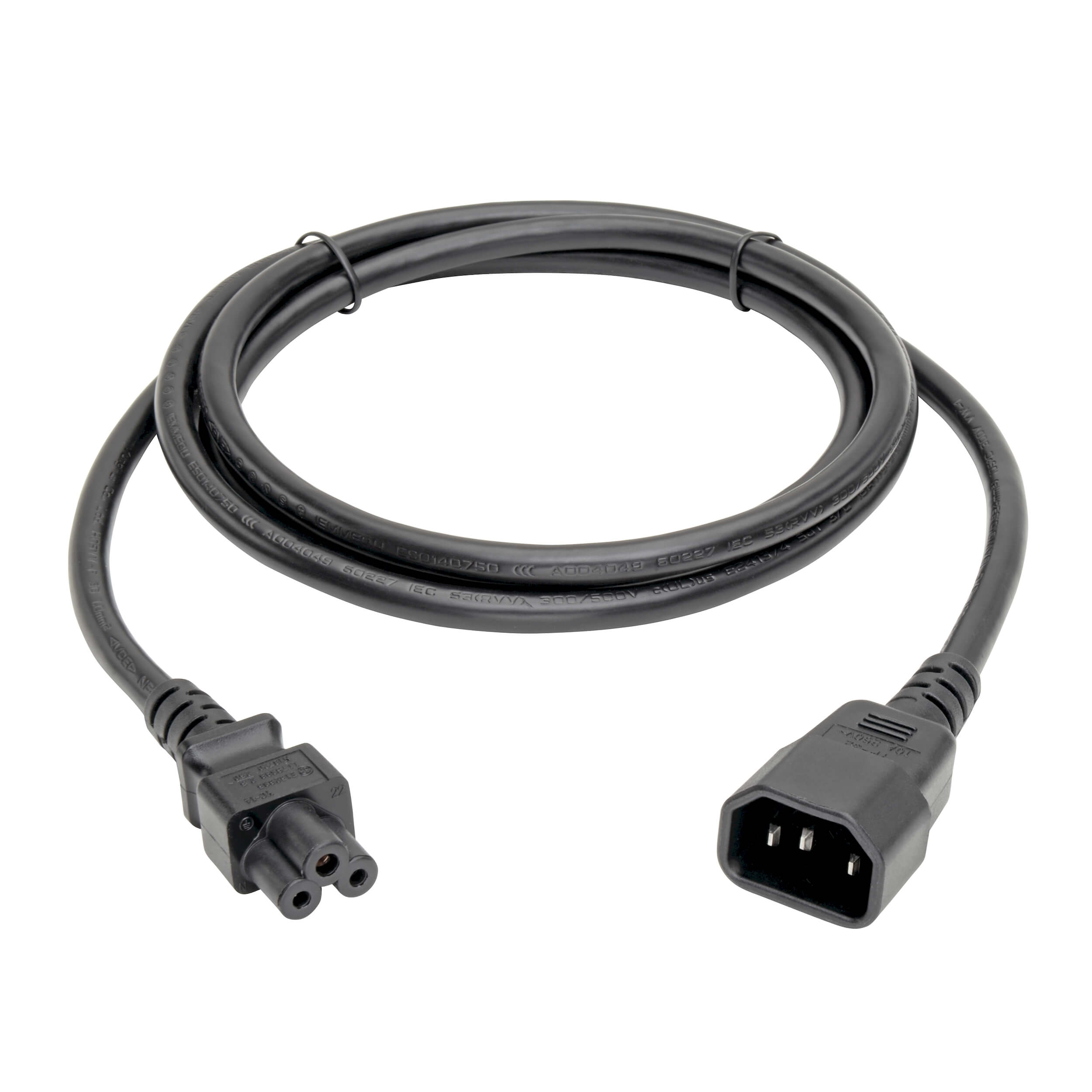Laptop Power Cord Adapter, C14 to C5 Adapter, 6 ft | Eaton