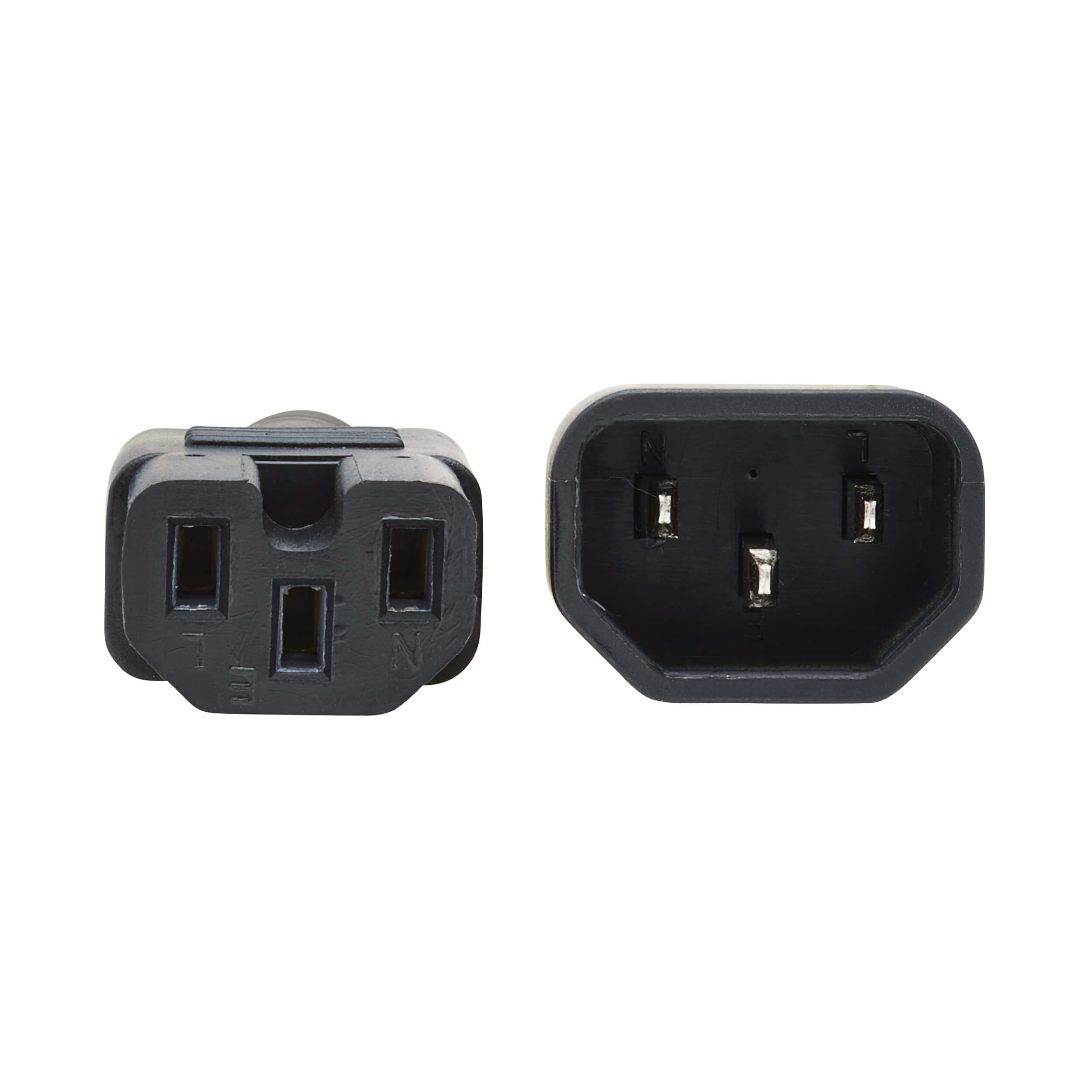 C14 to C15 Power Cable, 14 AWG, 2 ft, Black | Eaton