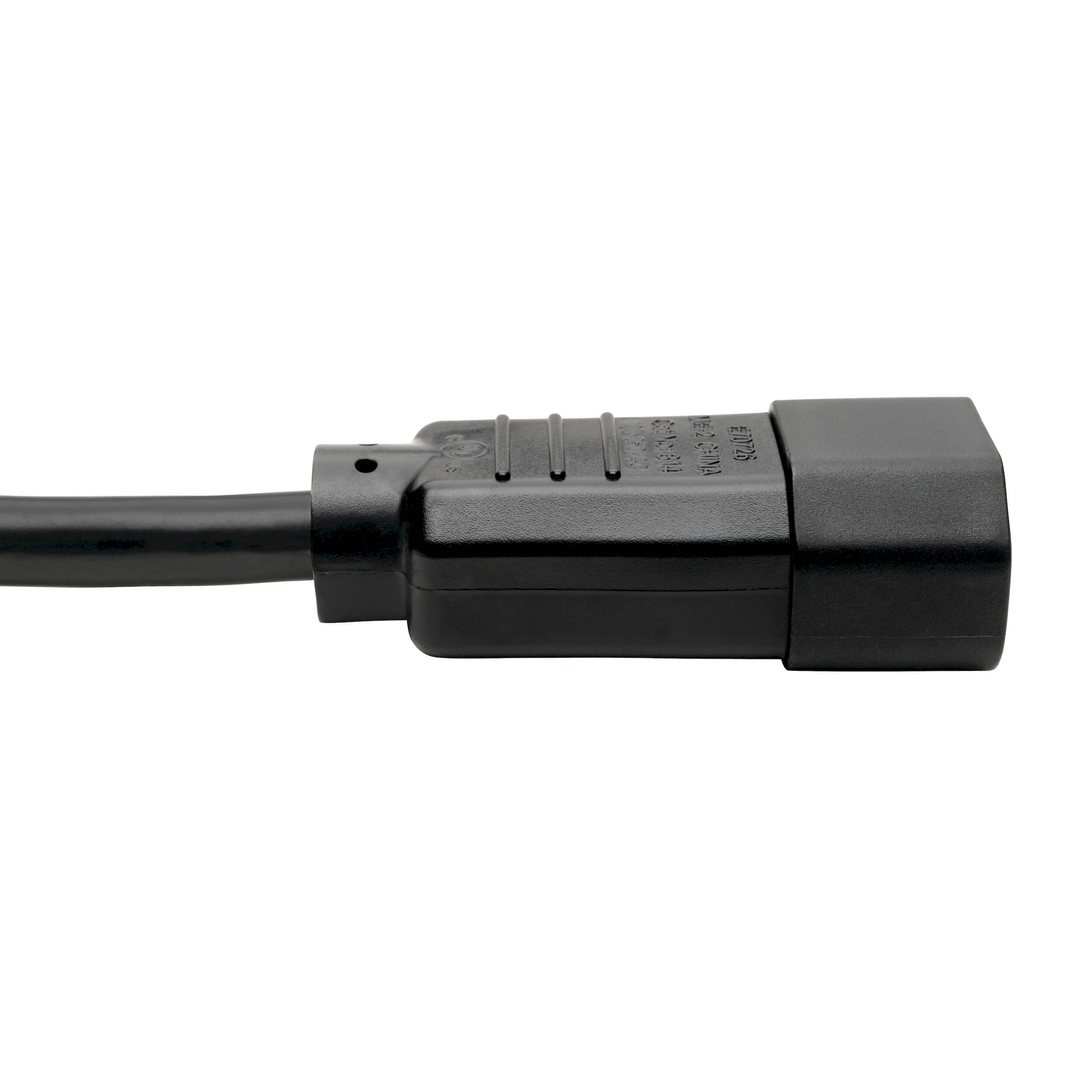 C14 to C15 Power Cable, 14 AWG, 3 ft, Black | Eaton