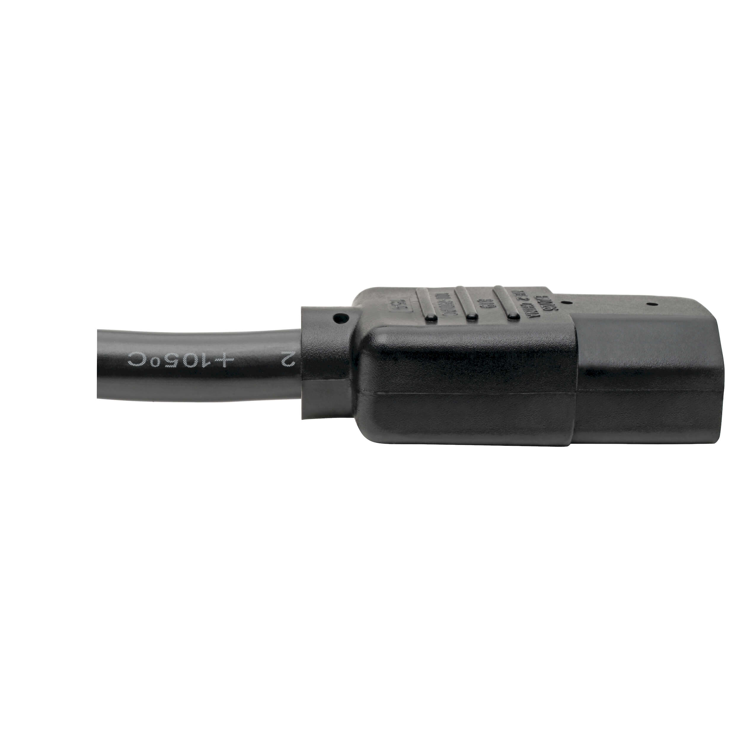 C14 to C15 Power Cable, 14 AWG, 6 ft, Black | Eaton