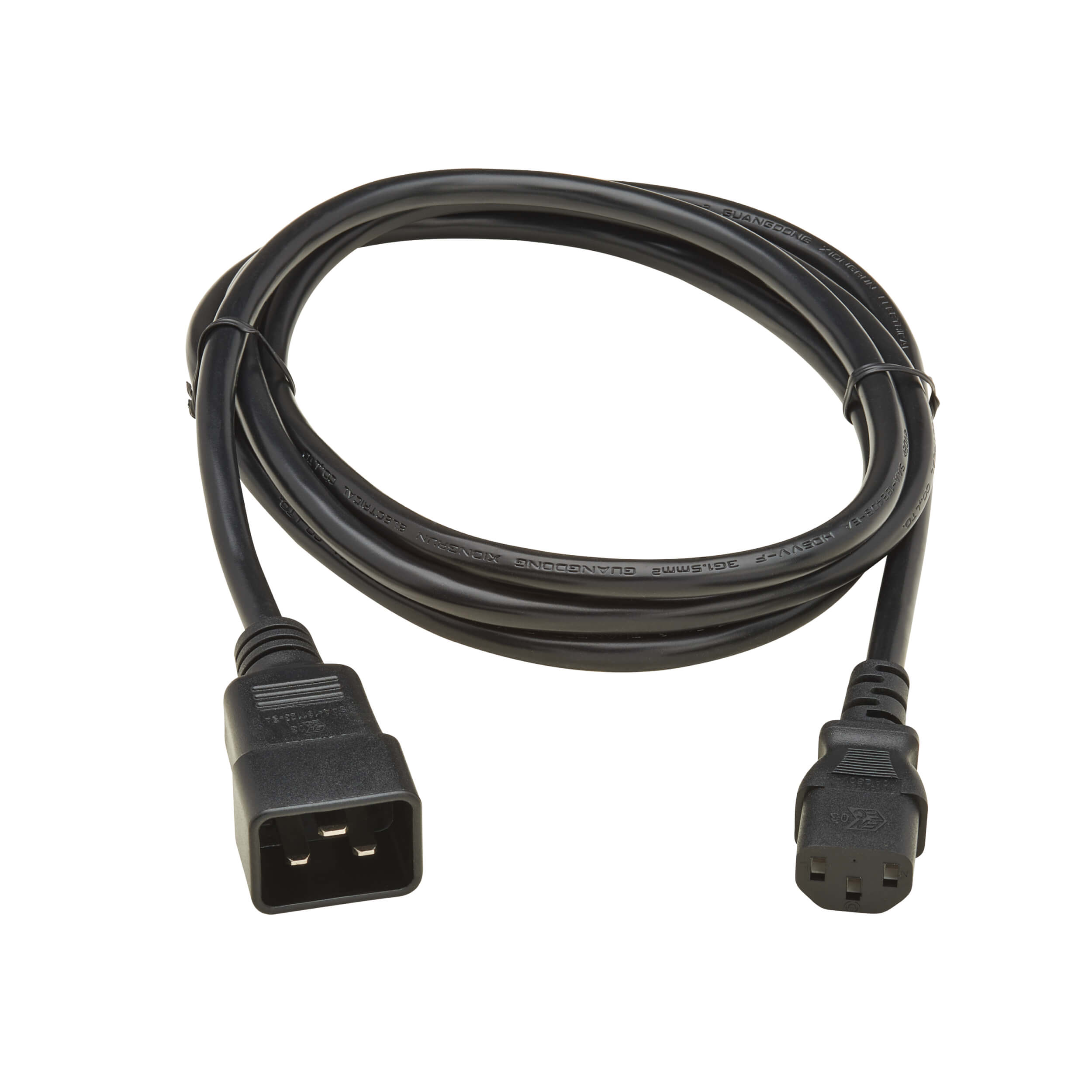 C20 to C13 Computer Power Cable, 10A, H05VV-F, 2M | Eaton