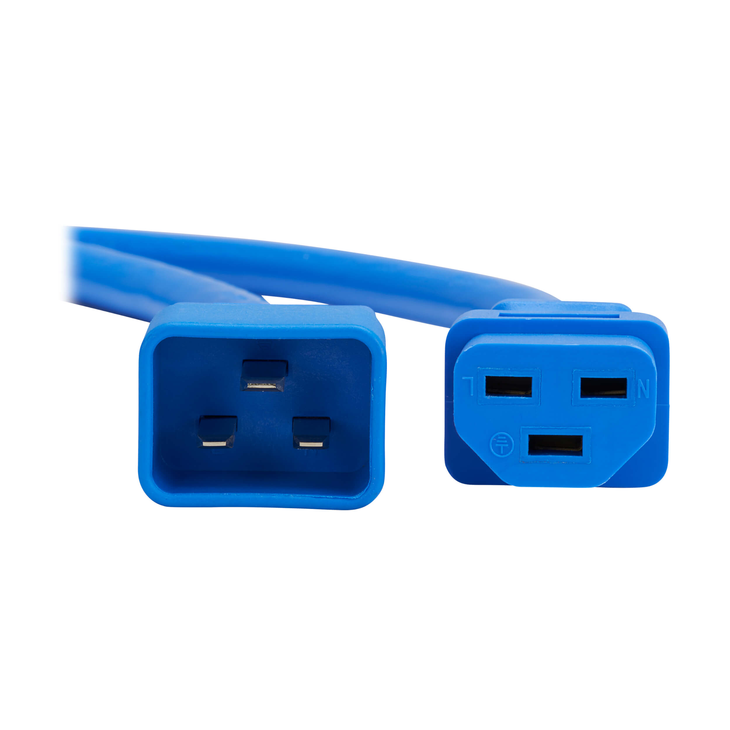 C20 to C21 Power Cord, Heavy Duty, 20A, 3 ft, Blue | Eaton