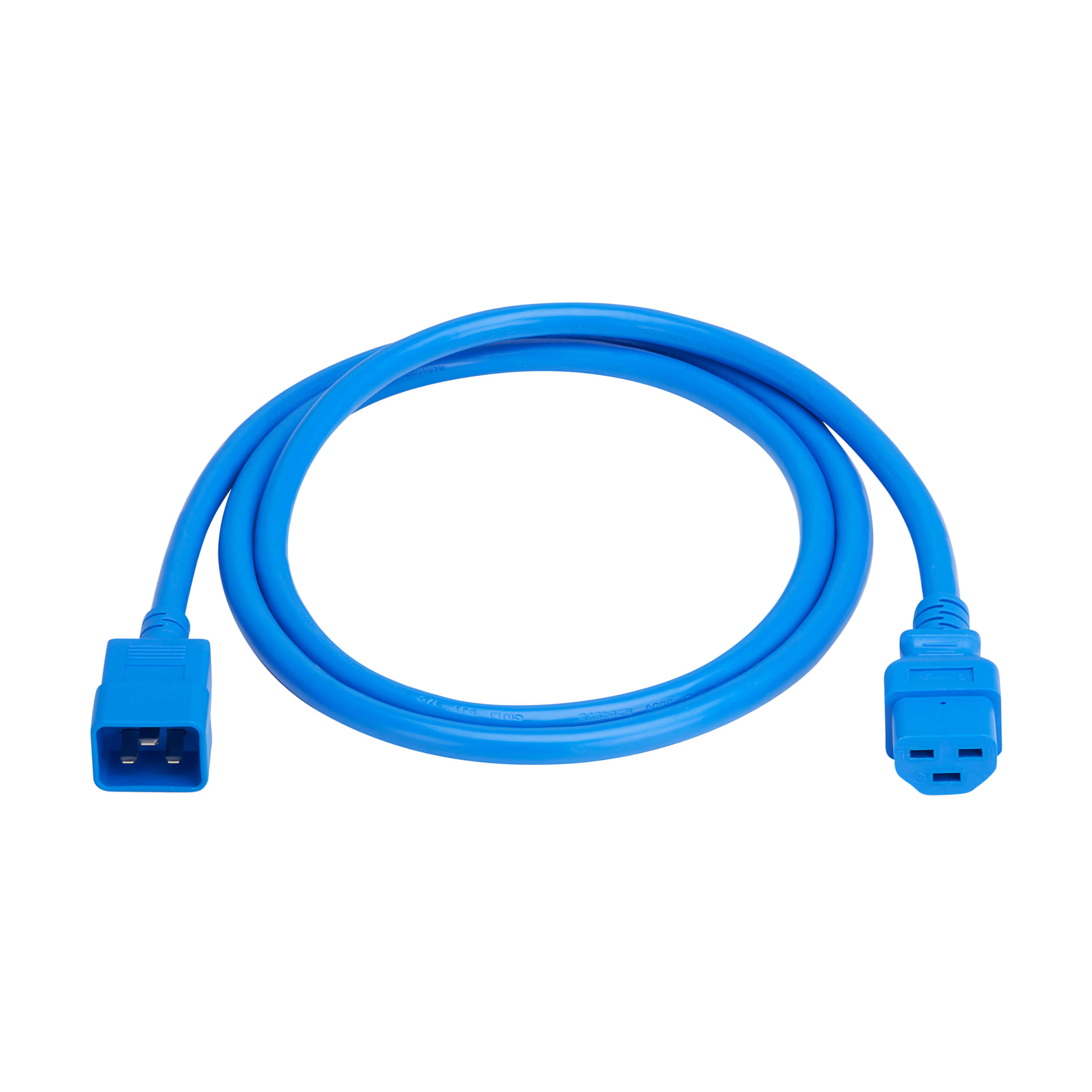 C20 to C21 Power Cord, Heavy Duty, 20A, 5 ft, Blue | Eaton