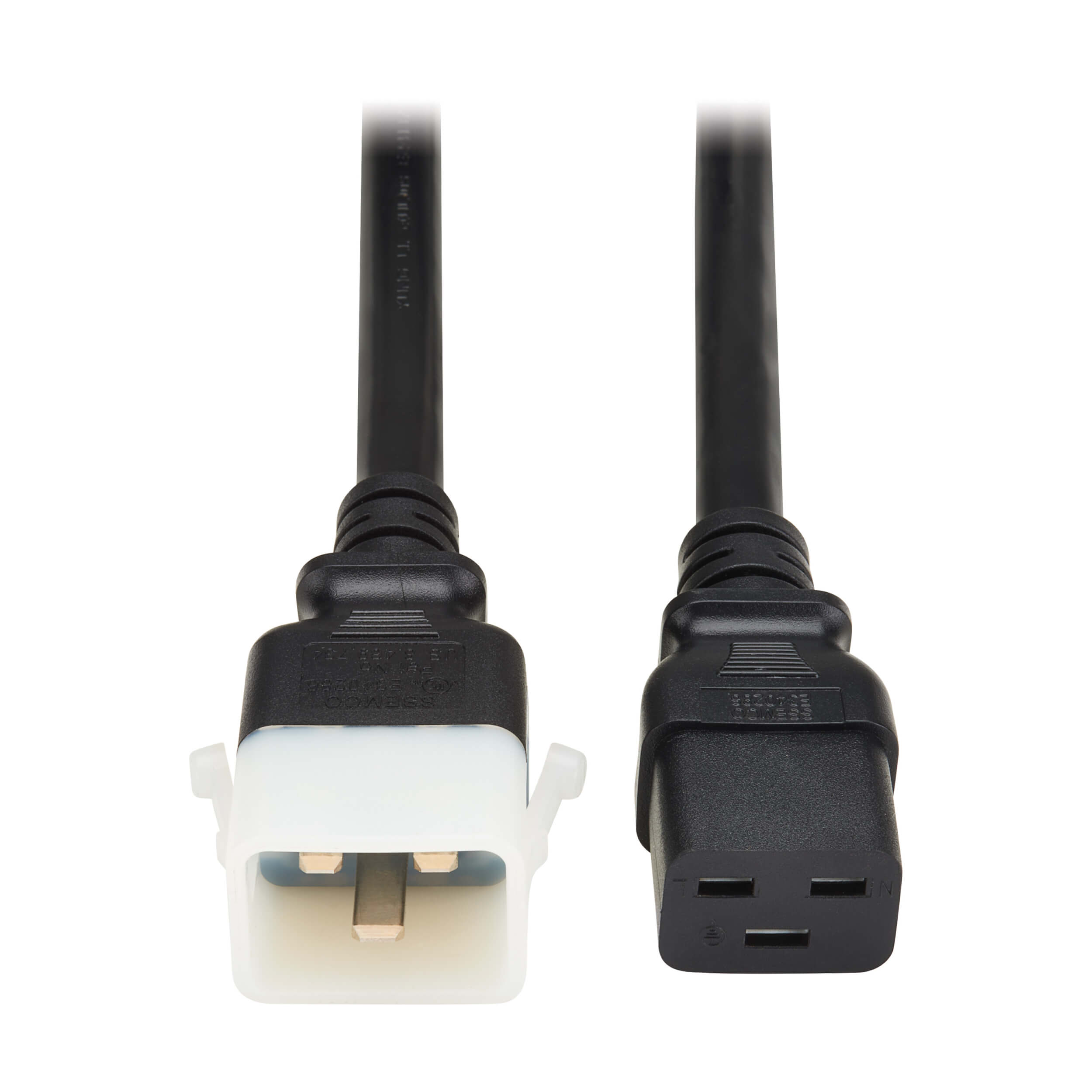 C19 to P-Lock C20 PDU Power Cord, Heavy Duty, 20A, 6 ft | Eaton