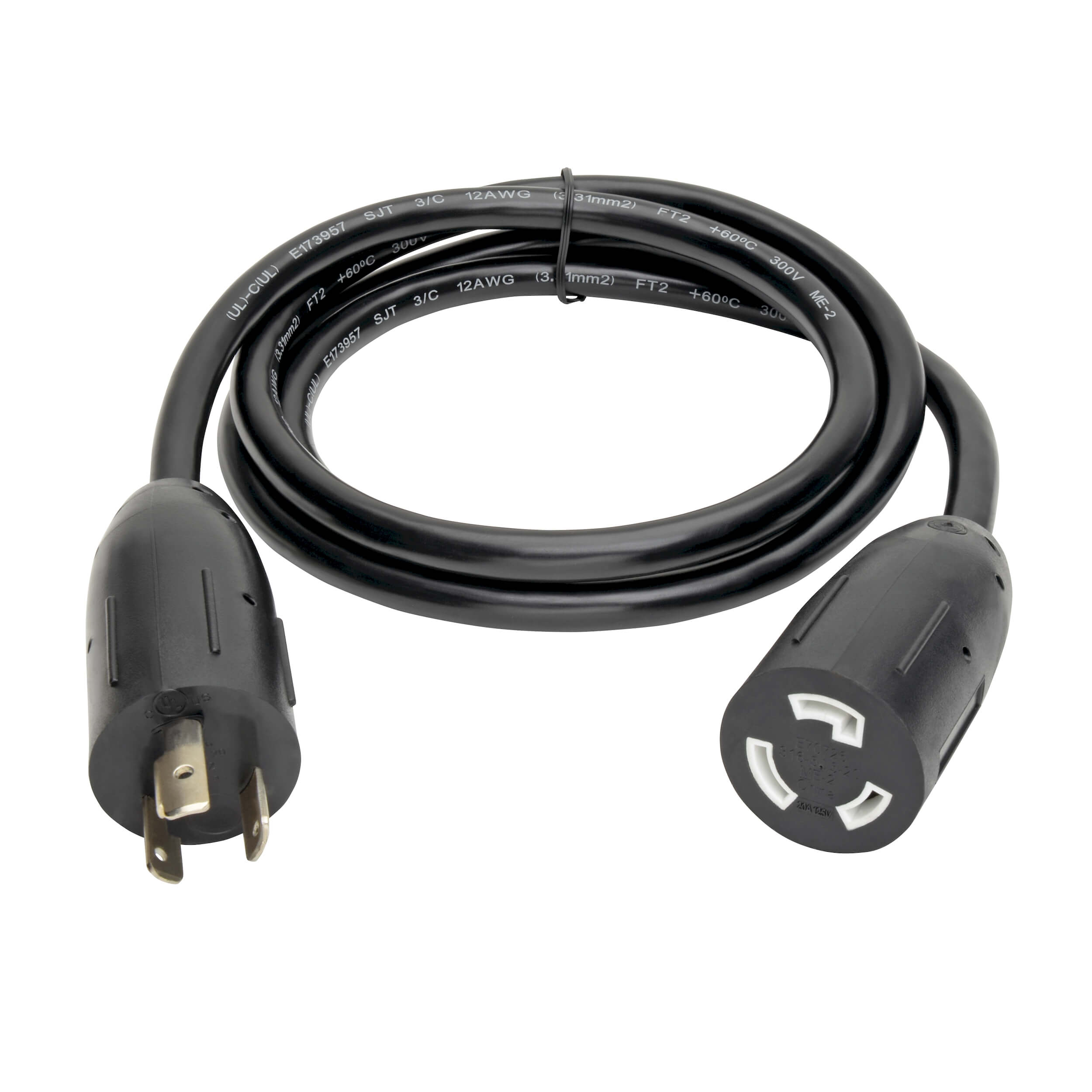L5 20P to L5 20R Extension Cord, 20A, 6 ft, Locking Connector | Eaton