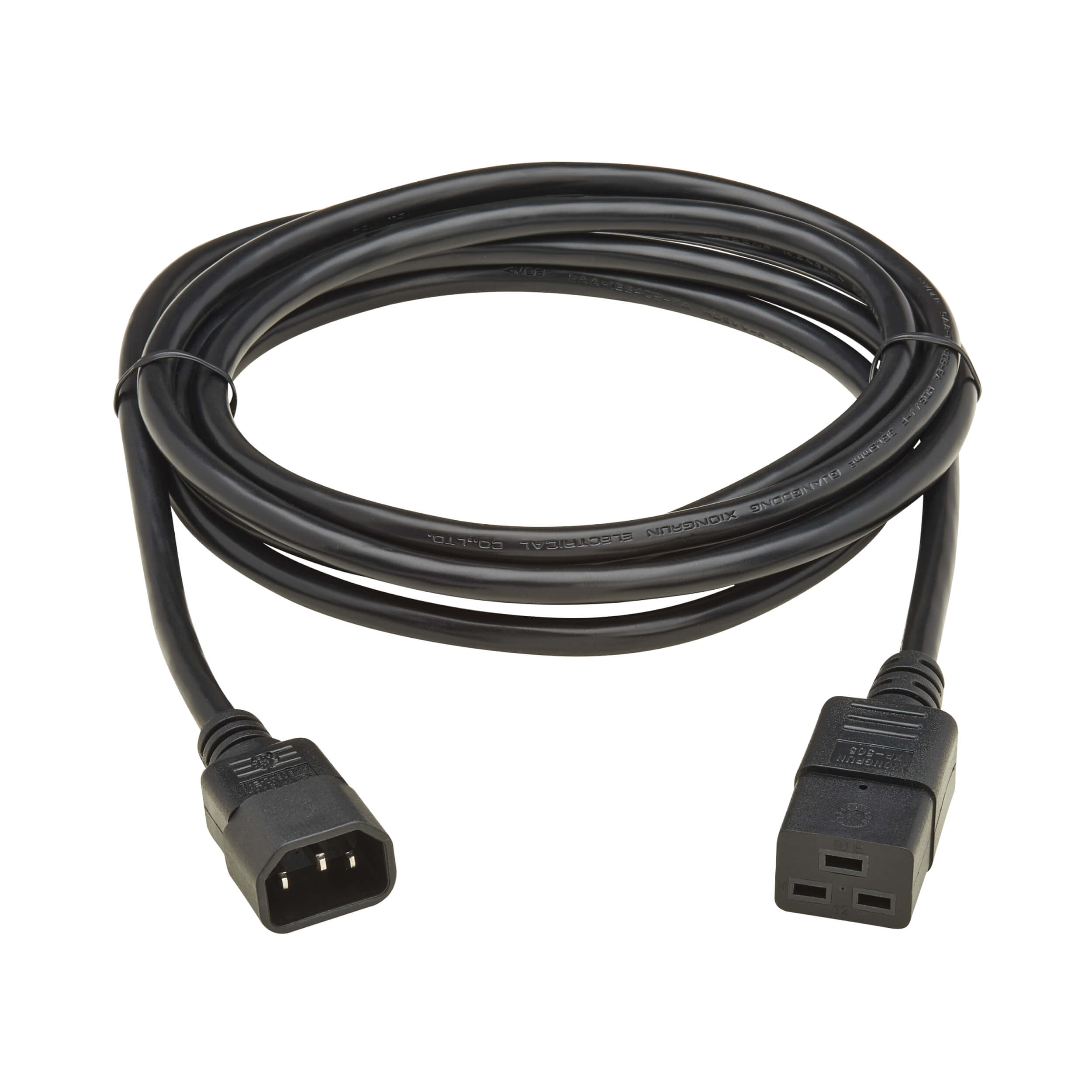 C14 to C19 Computer Power Cable, 10A, H05VV-F, 3M | Eaton