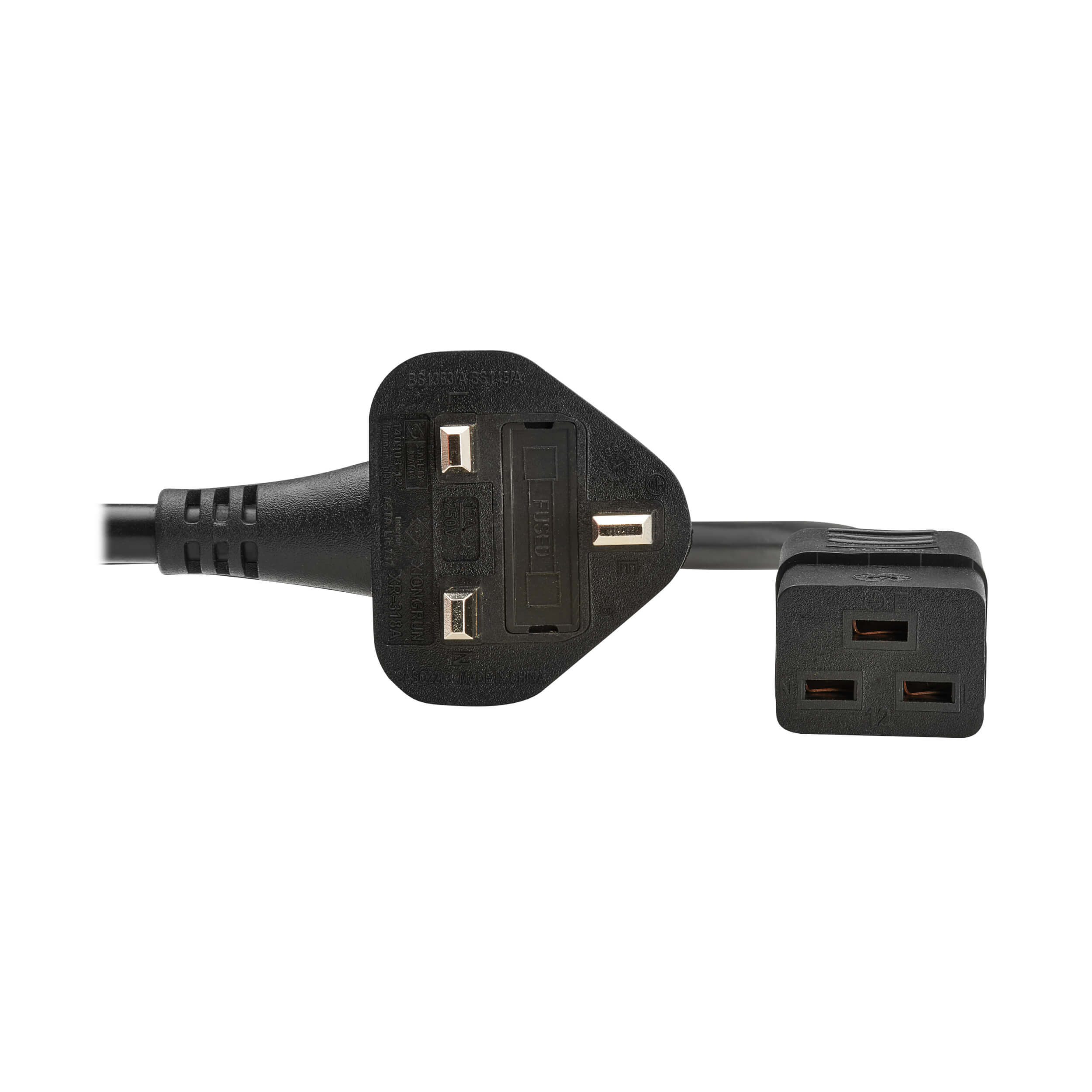 BS1363 to C19 UK Computer Power Cord, H05VV-F, 2.5M | Eaton