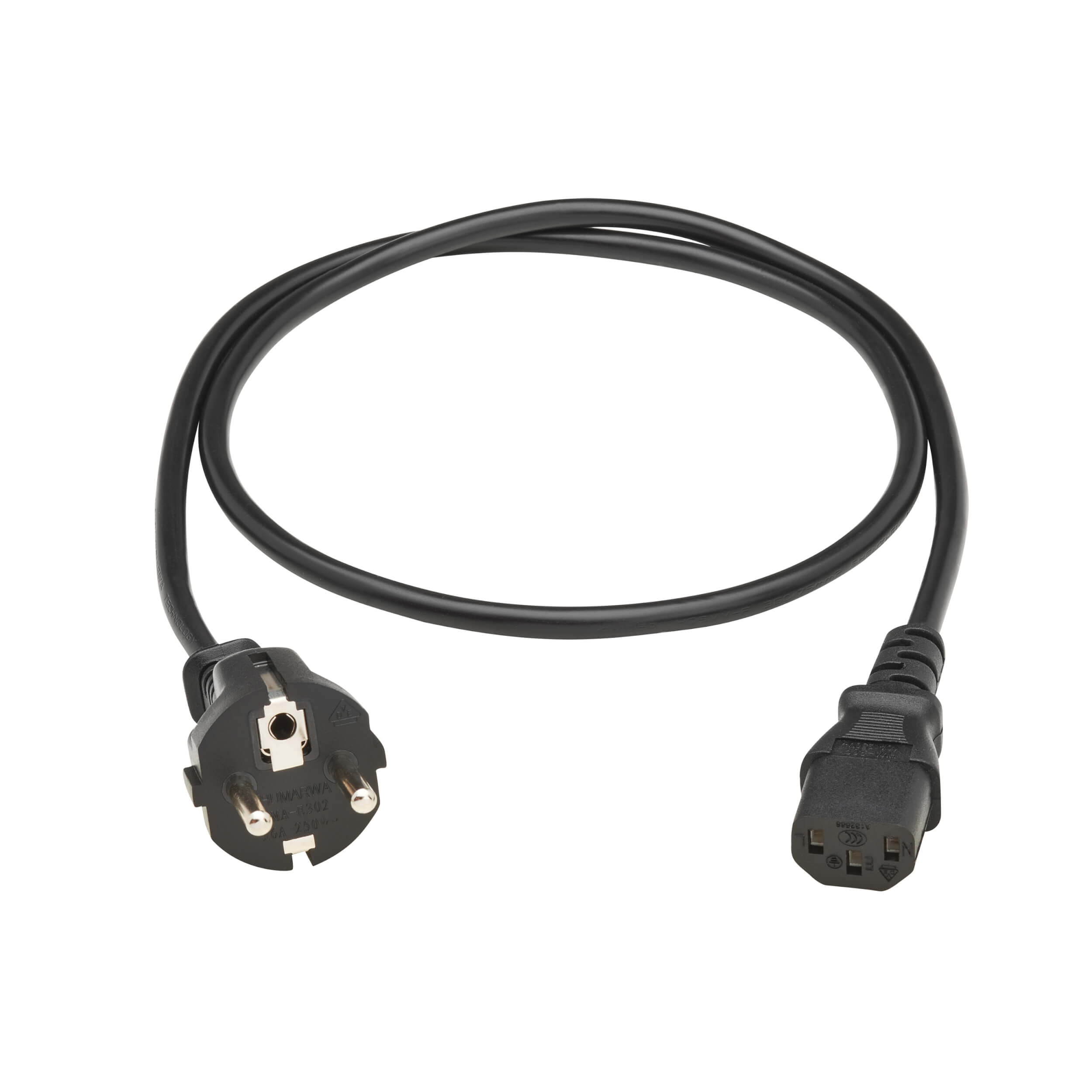 C13 to Schuko PDU Power Cord, 10A, 250V, H05VV-F, 1M | Eaton