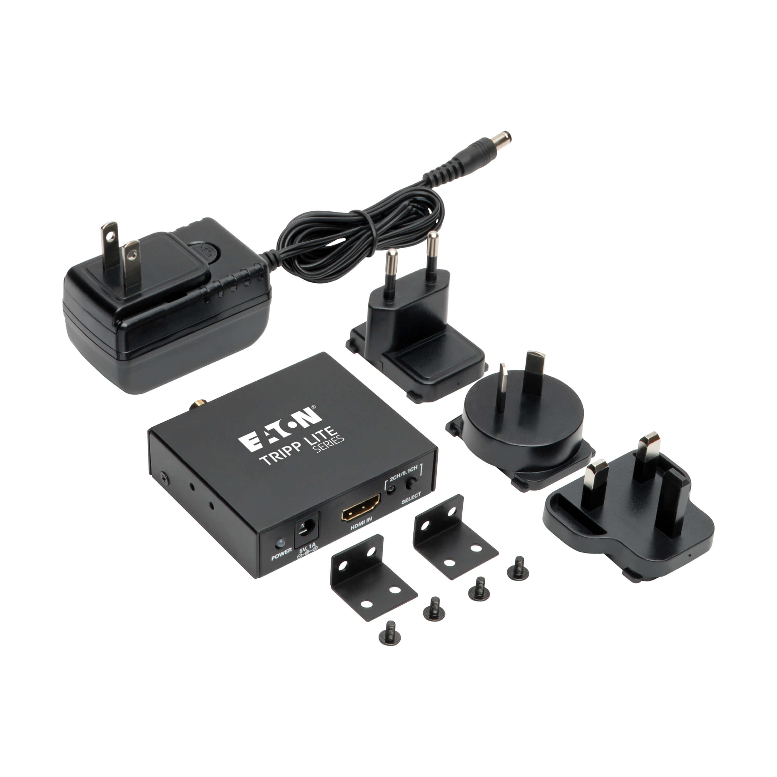 HDMI Audio Extractor with TOSLINK, 3.5 mm Stereo 4K | Eaton