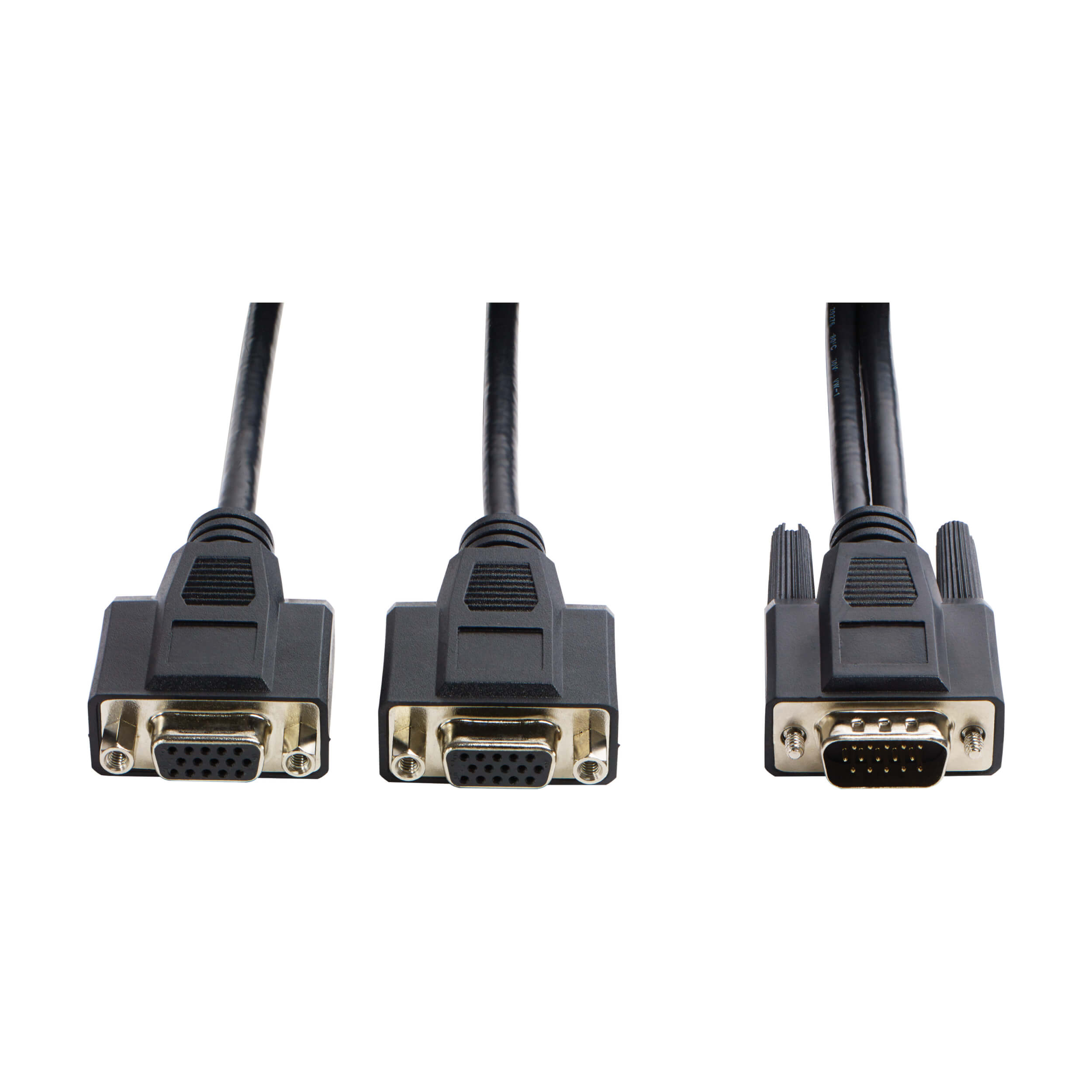 High Resolution VGA Monitor Y Splitter Cable, HD15, 6-ft. | Eaton