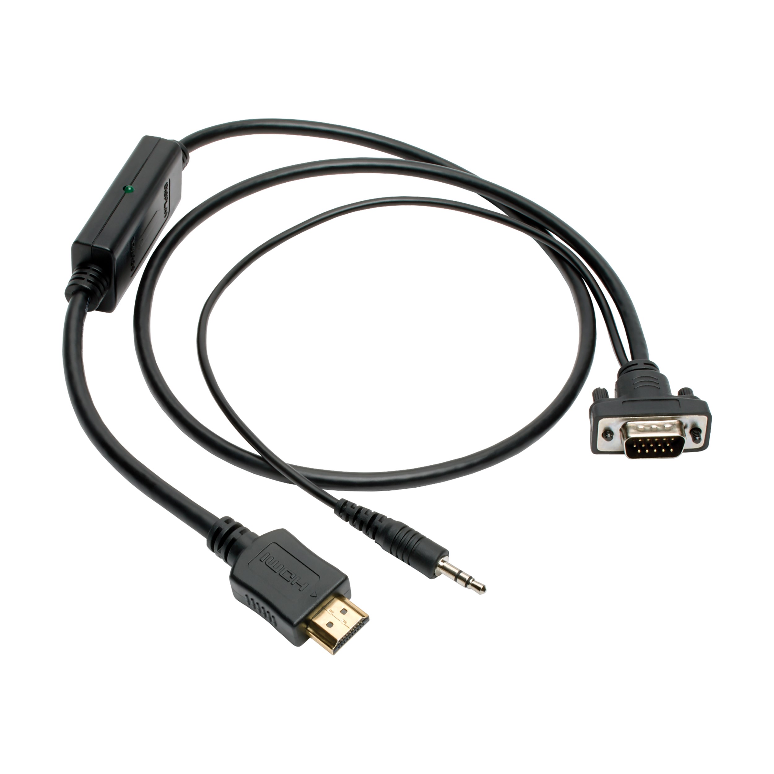 HDMI to VGA + Audio Active Adapter Converter Cable, 3-ft. | Eaton