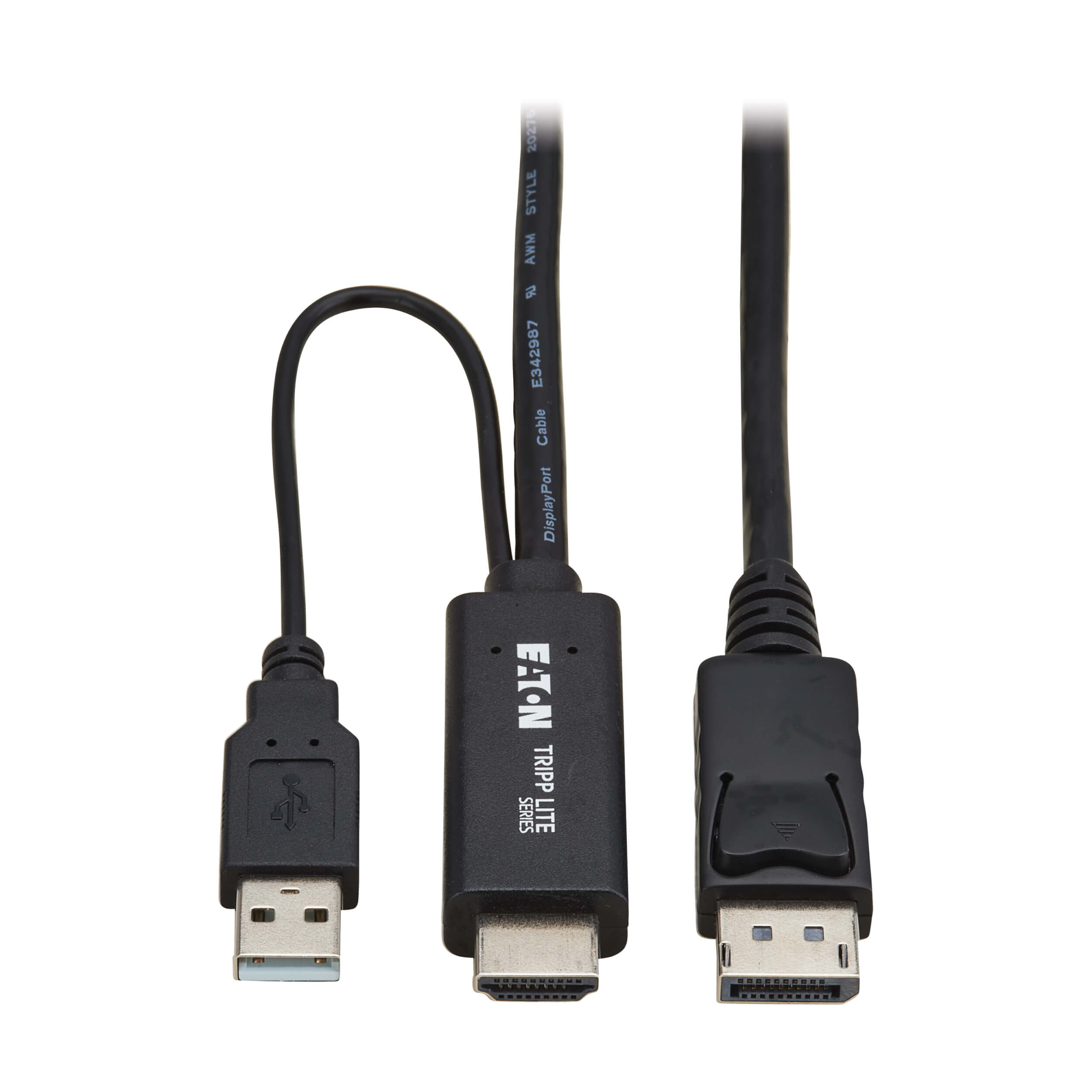 HDMI to DisplayPort Adapter Cable, 4K 60 Hz, USB Powered, 1 m | Eaton
