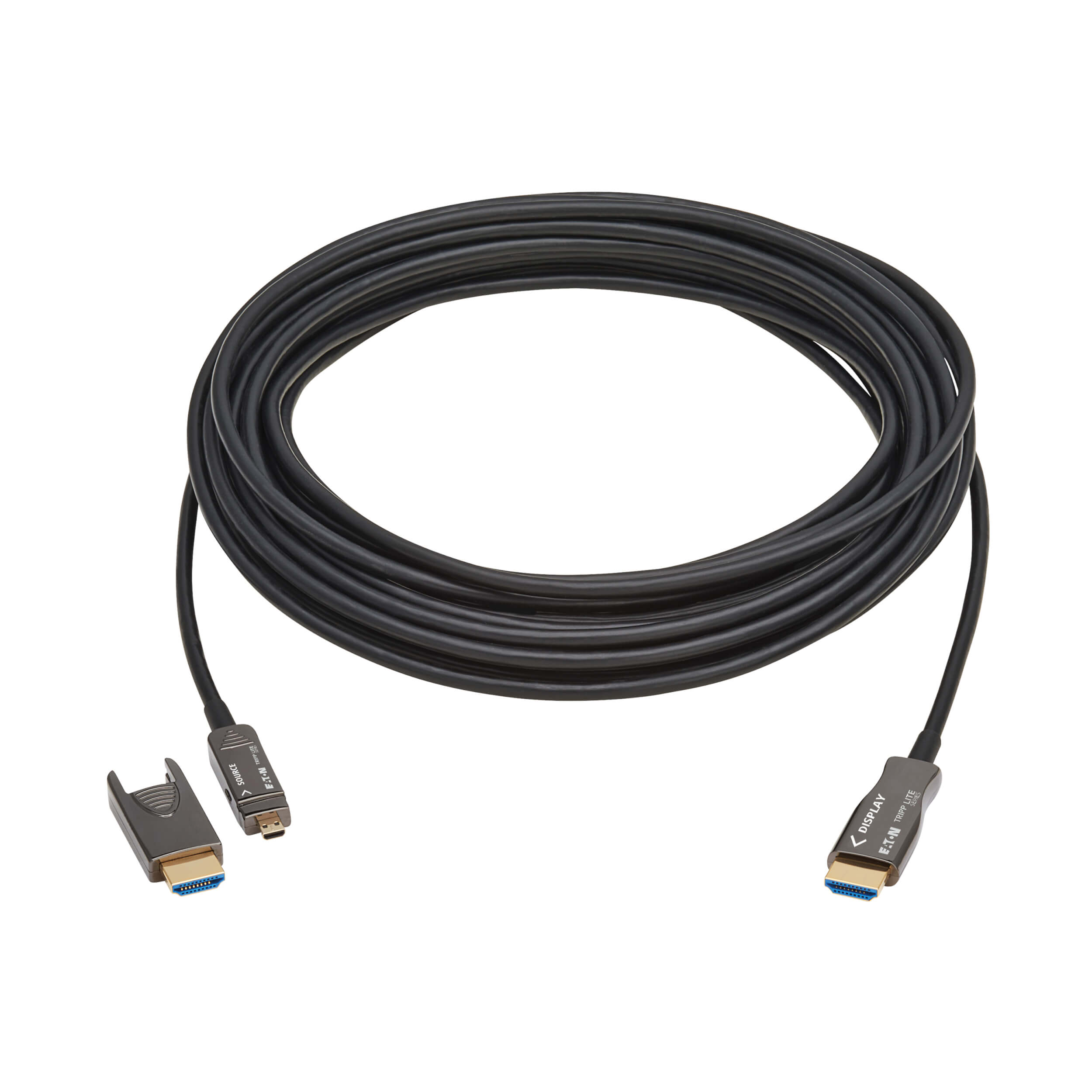 Micro HDMI to HDMI Active Optical Cable, AOC, 8K 60Hz, HDR, HDCP, 20M ...