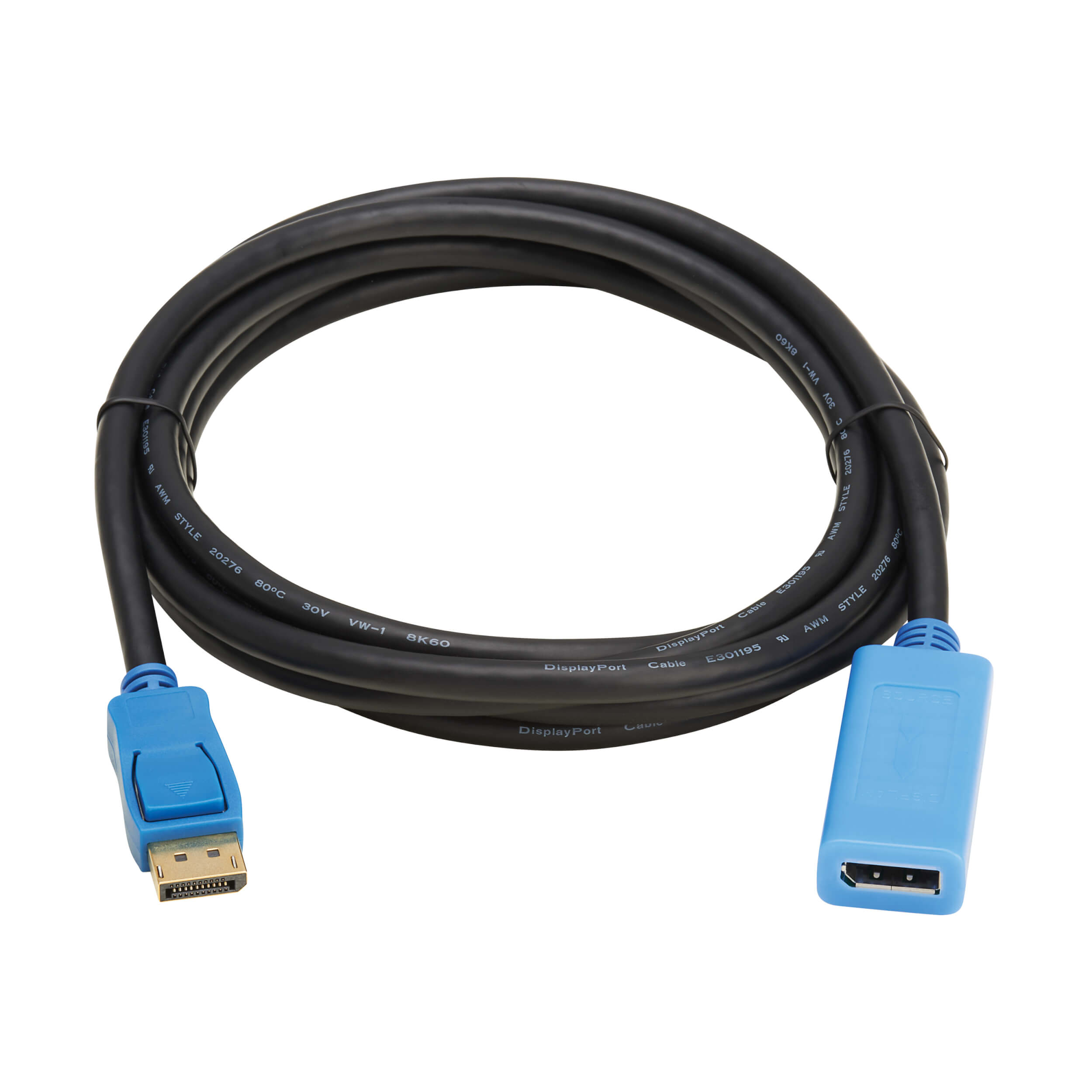 DisplayPort Extension Cable with Active Repeater, 8K 60Hz HDCP 2.2, 9 ...