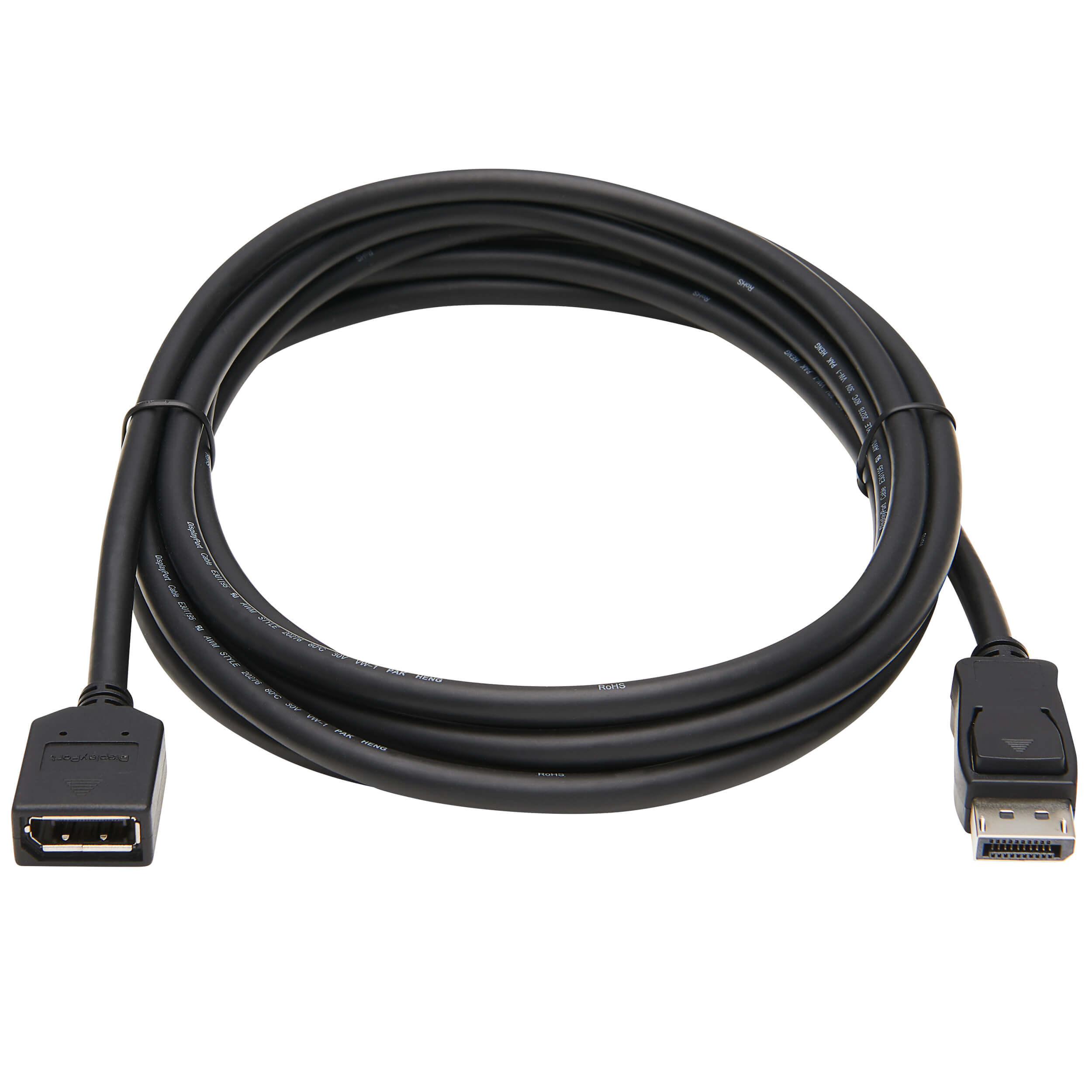 DisplayPort Extension Cable, Latch, 4K 60Hz HDCP 2.2, 10-ft. | Eaton