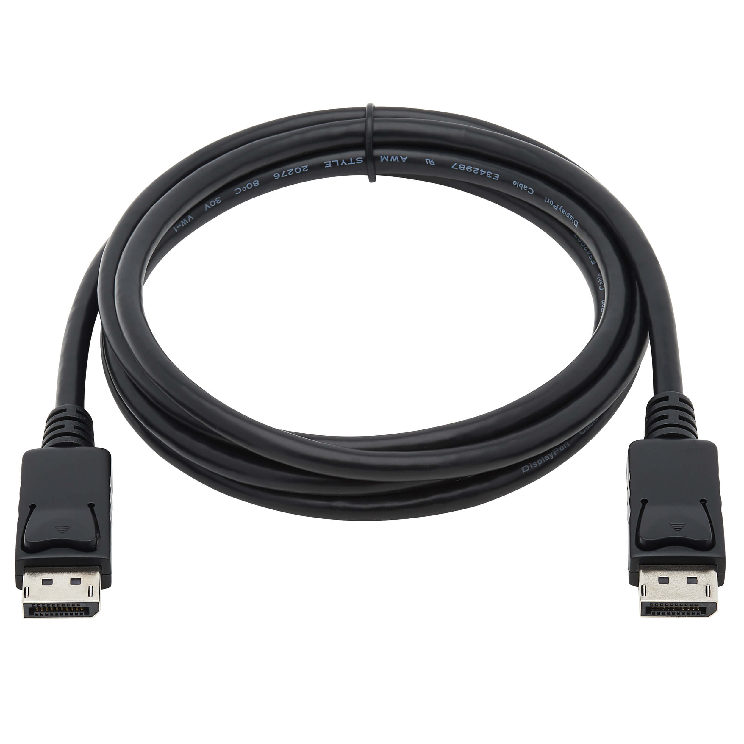 DisplayPort Cable with Latching Connectors, Antibacterial Jacket, UHD ...
