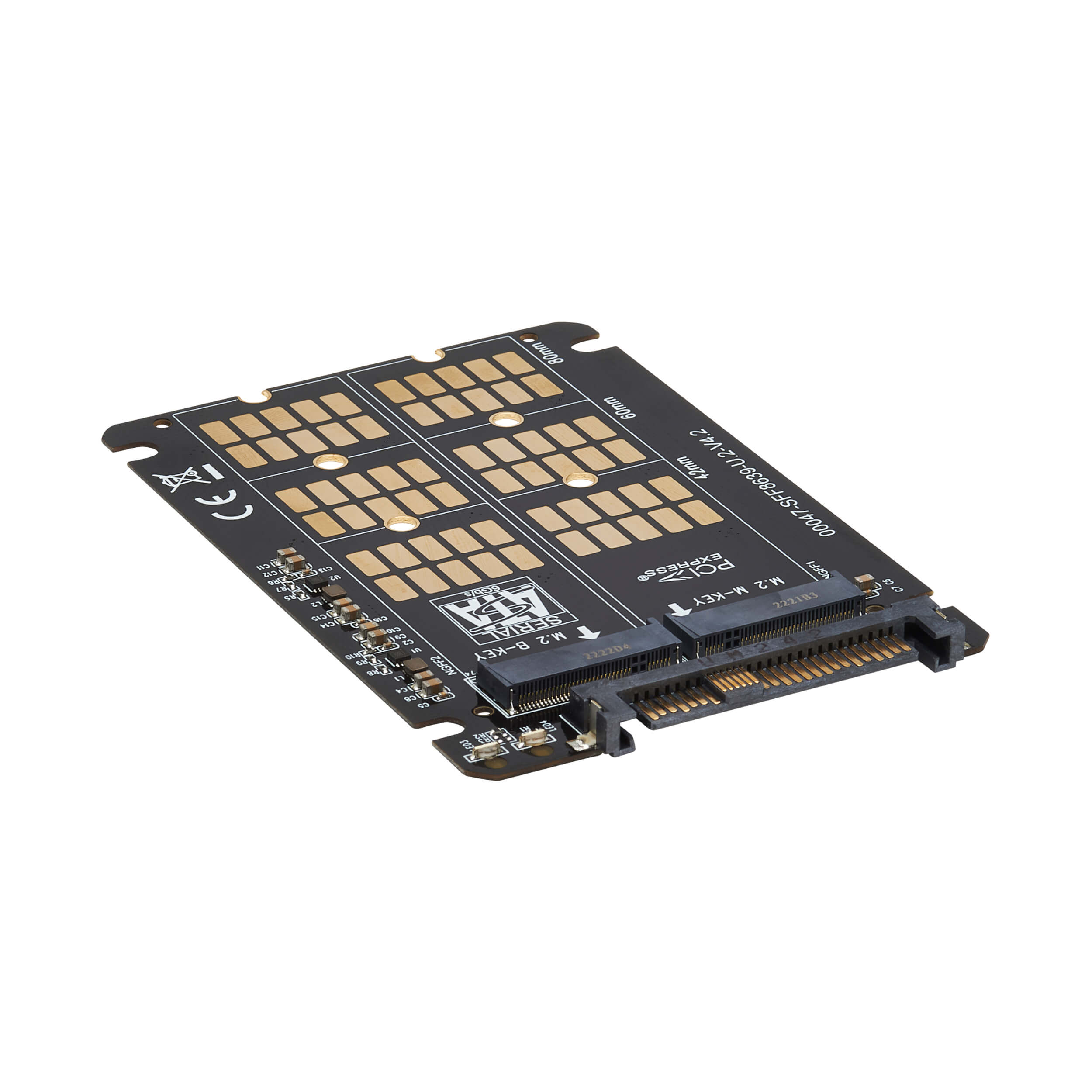 U.2 to M.2 Adapter for M.2 PCIe NVMe SSD, SFF-8639 | Eaton