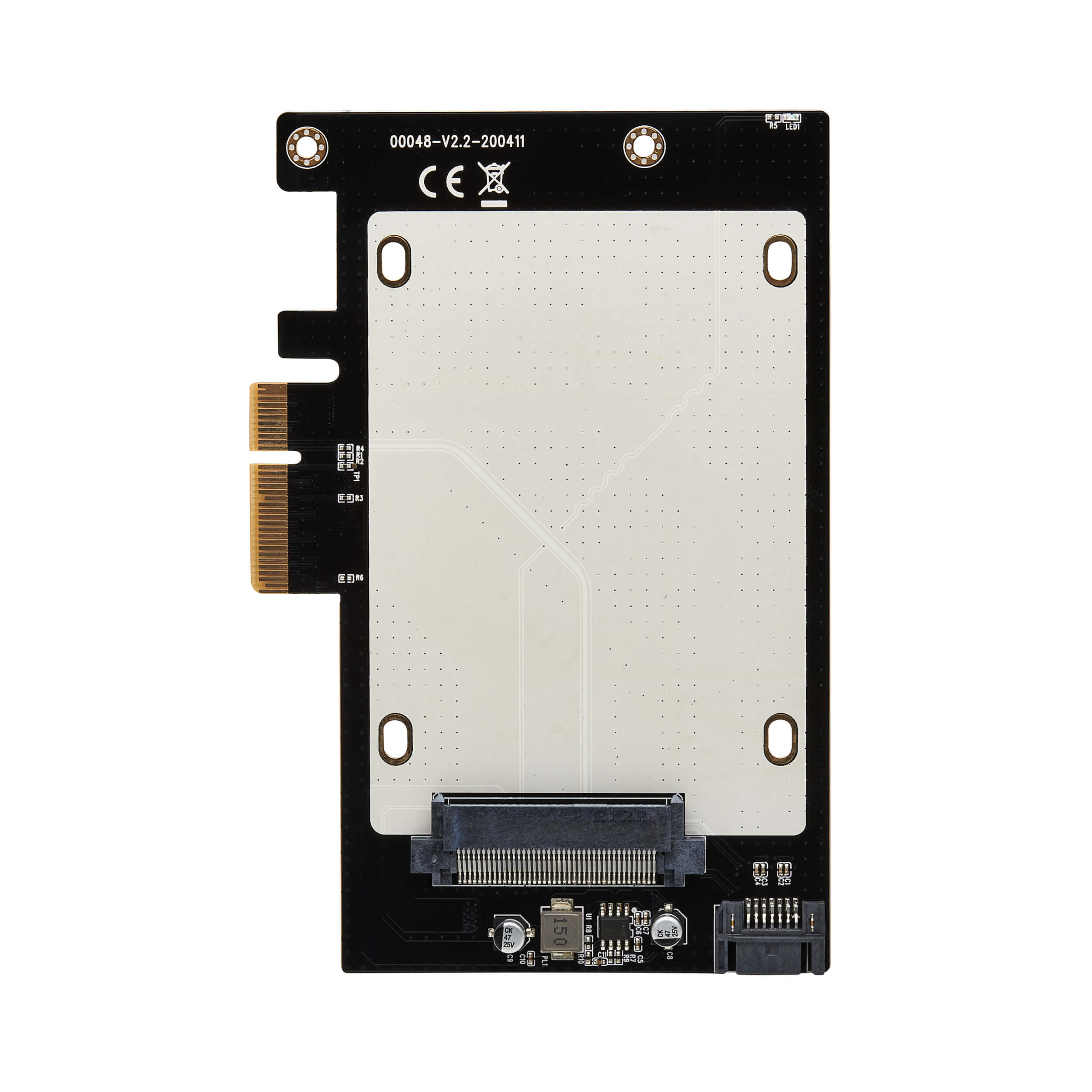 U.2 to PCIe Adapter for 2.5-inch U.2 NVMe SSD, SFF-8639, PCIe x4 | Eaton