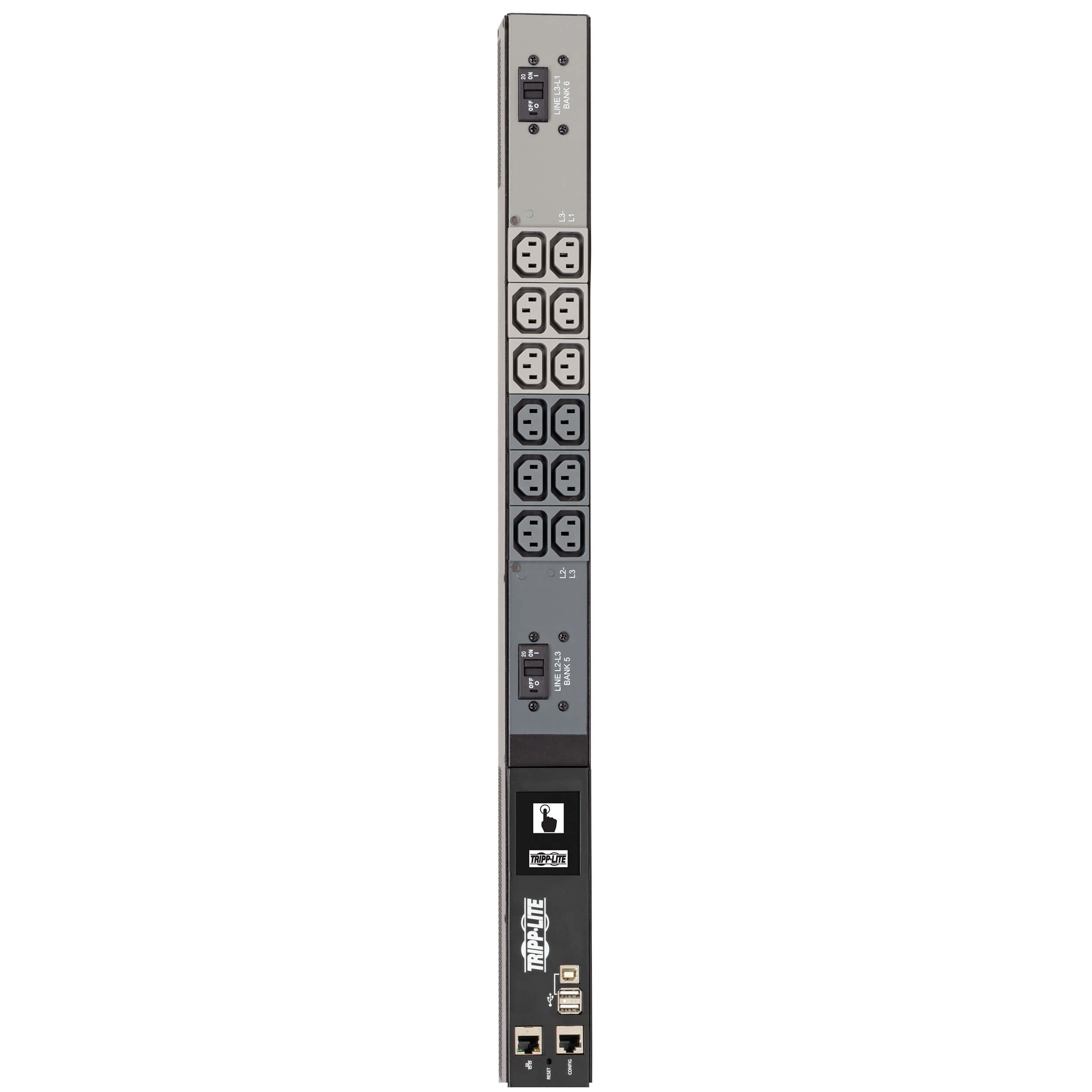 3-Phase Monitored PDU, 36-C13, IEC-309, 0U, TAA | Eaton