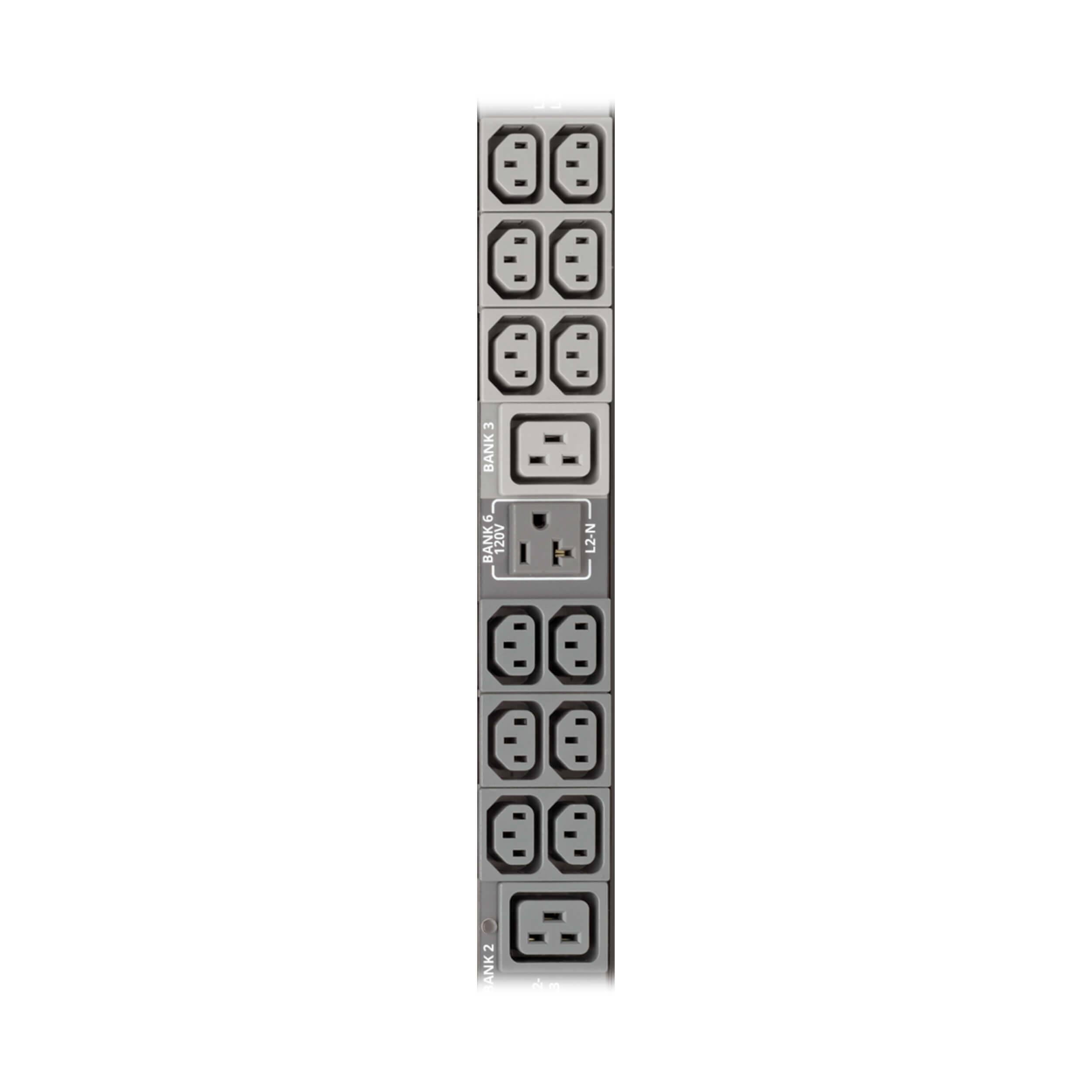 3 Phase Monitored PDU, Vertical, 36 x C13, 6 x C19, 5-15/20R | Eaton