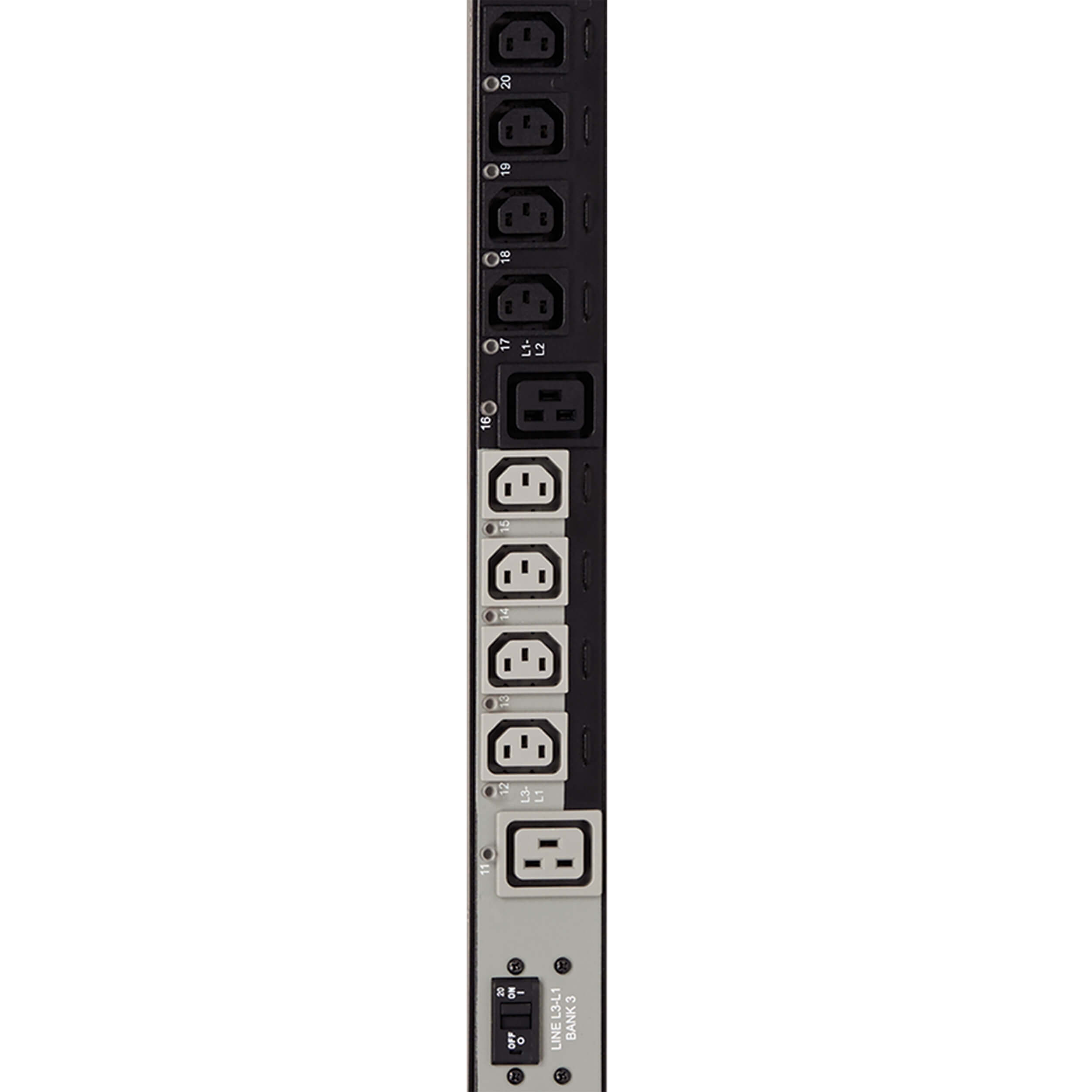 3 Phase Switched PDU - C13, C19, Hubbell 50A CS8365C, 0U, TAA | Eaton