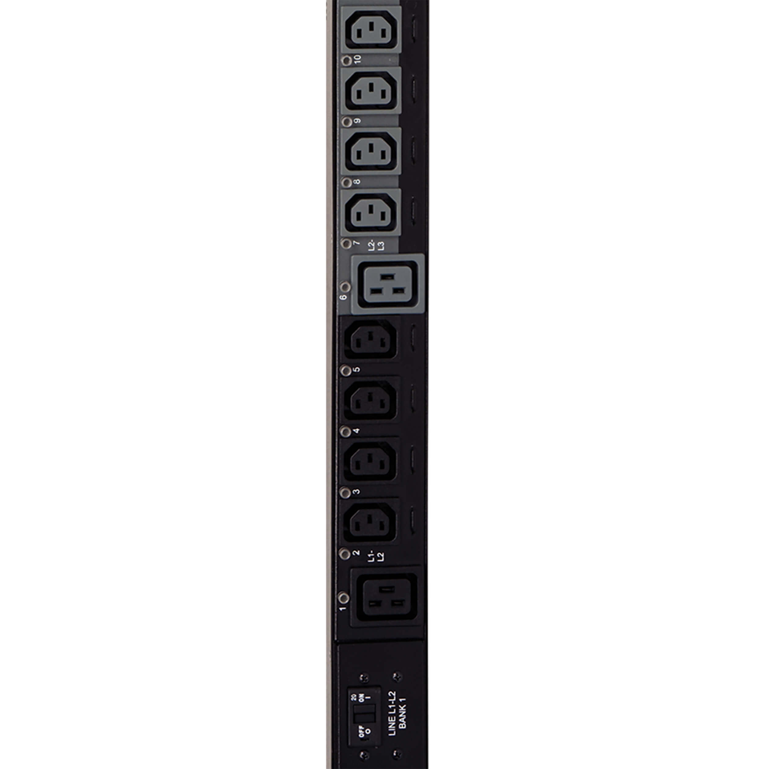 3 Phase Switched PDU - C13, C19, Hubbell 50A CS8365C, 0U, TAA | Eaton