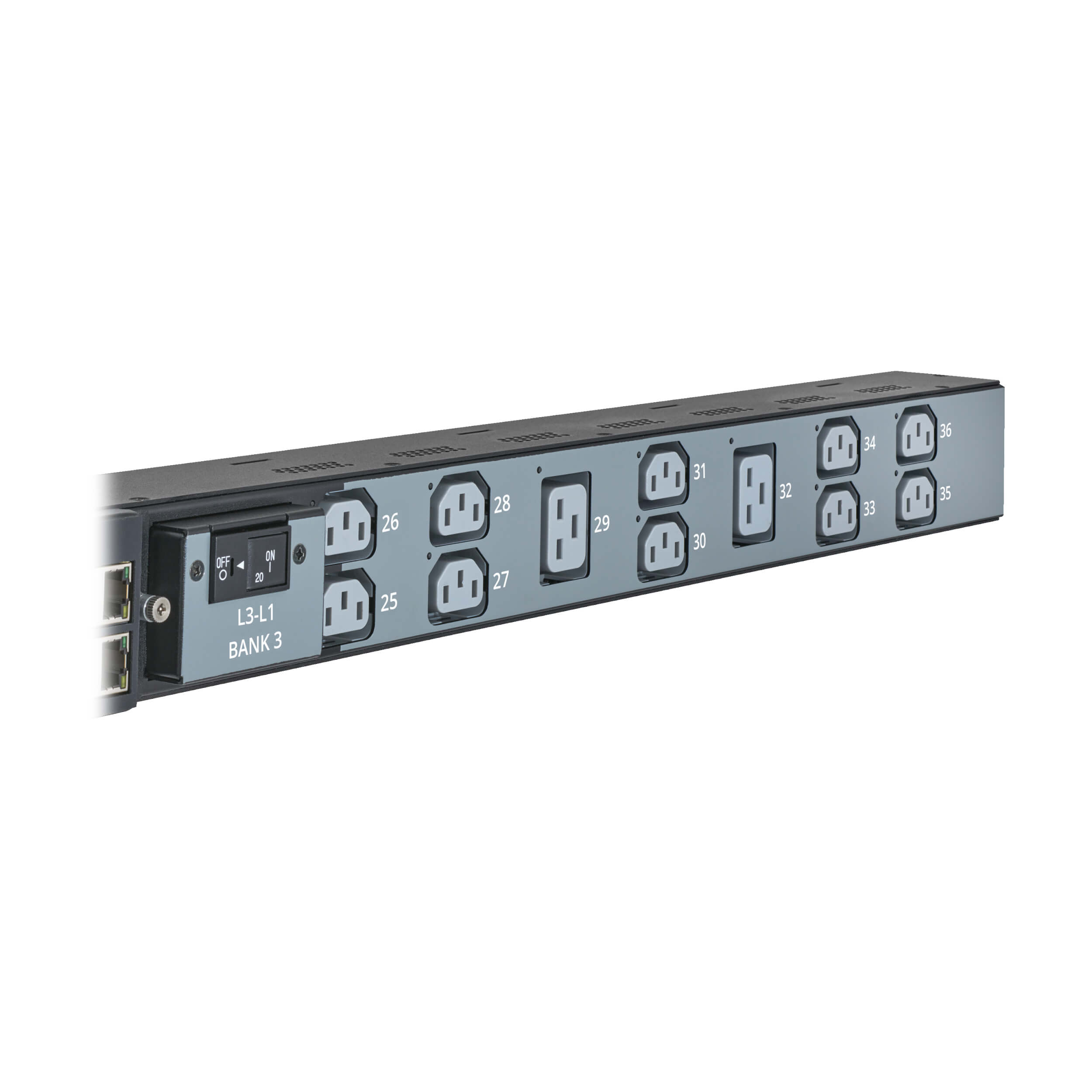 3-Phase Isobreaker Managed PDU, 12.6kw, IEC-309, 30 C13, 6 C19 | Eaton