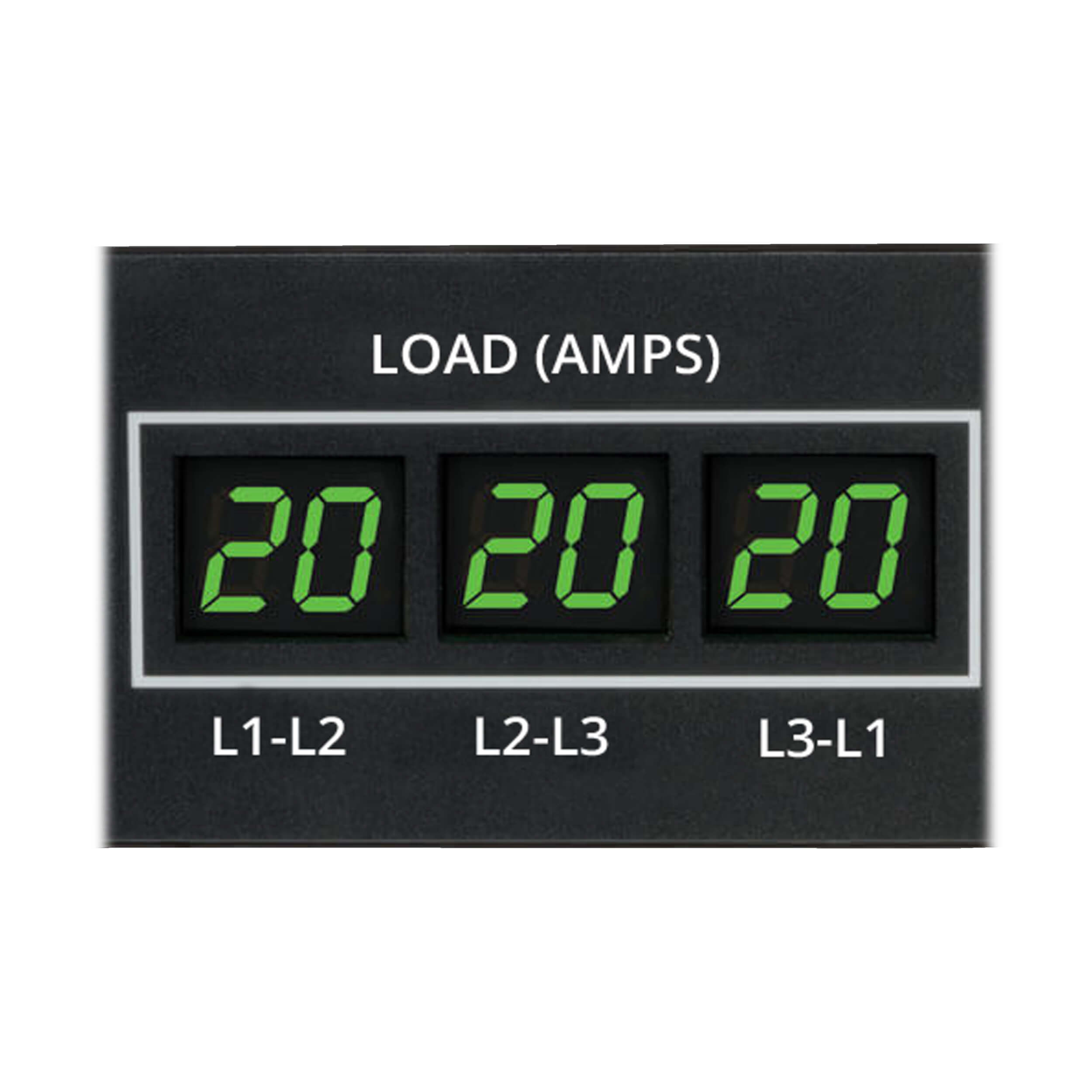 3-Phase Metered PDU, 36 C13, 6 C19, 3 L6-30R Outlets, 6-ft. Cord ...